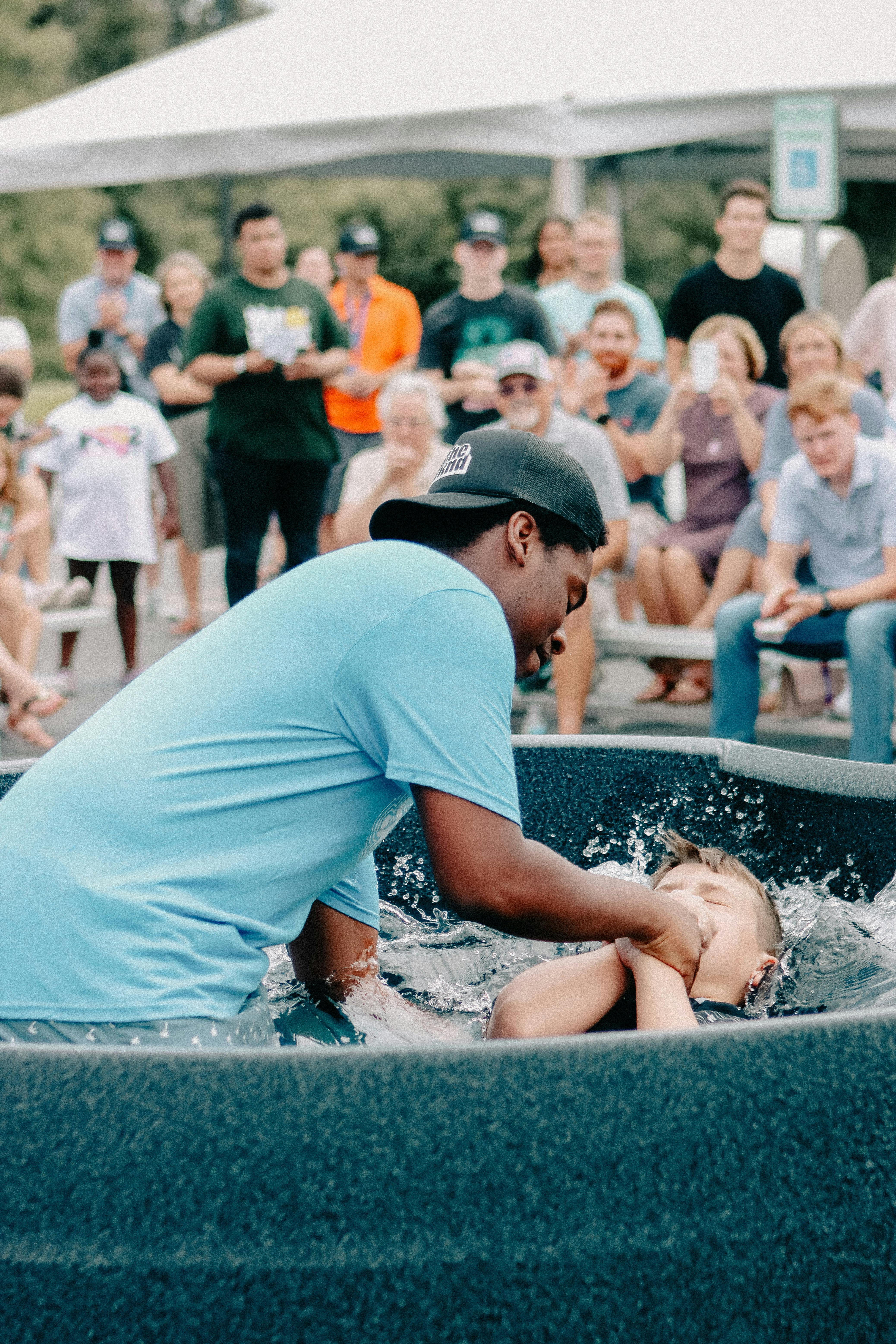 Outdoor Baptism Ceremony in South Carolina · Free Stock Photo