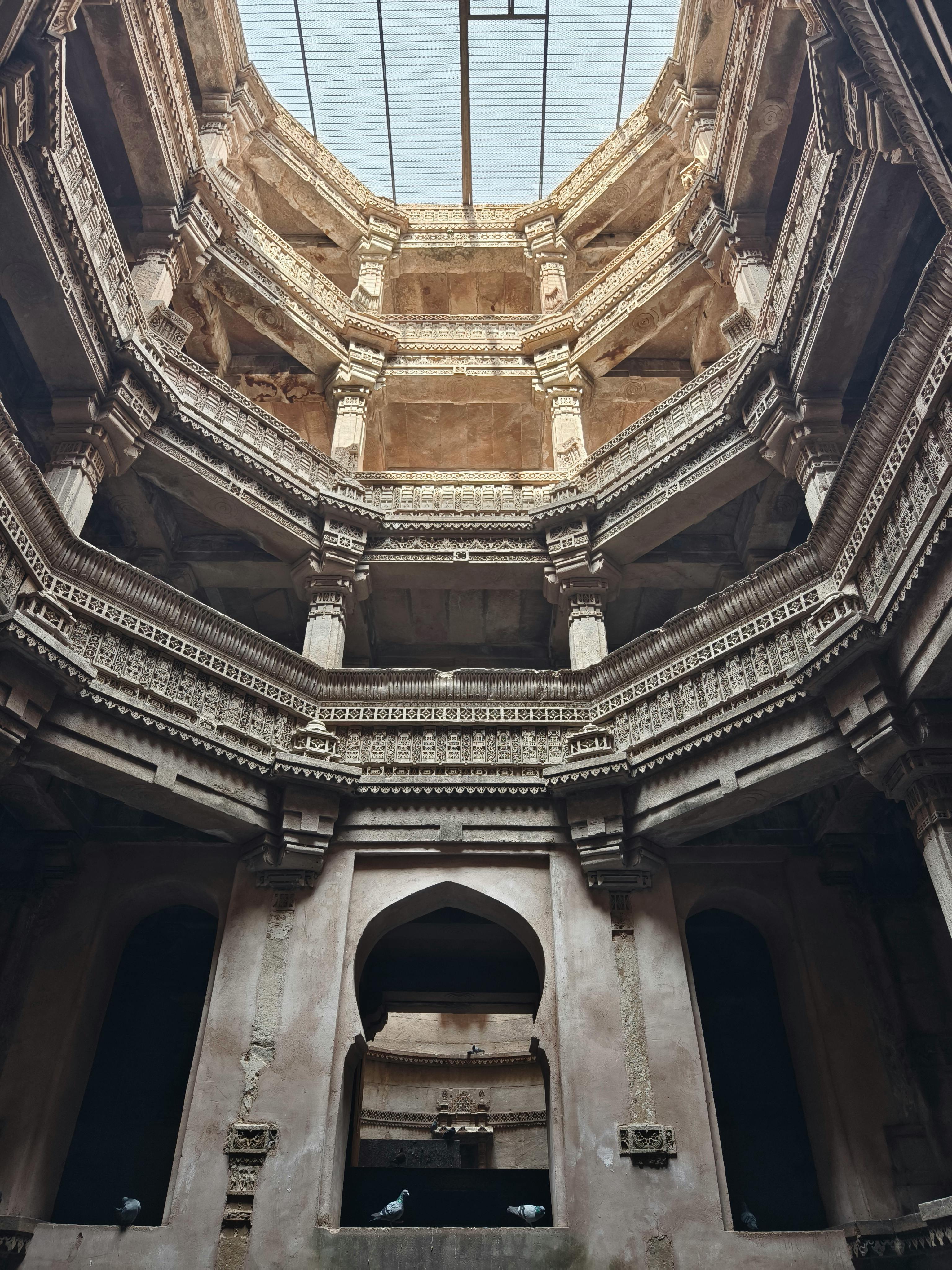 Adalaj Stepwell Historic Architecture in Gujarat · Free Stock Photo
