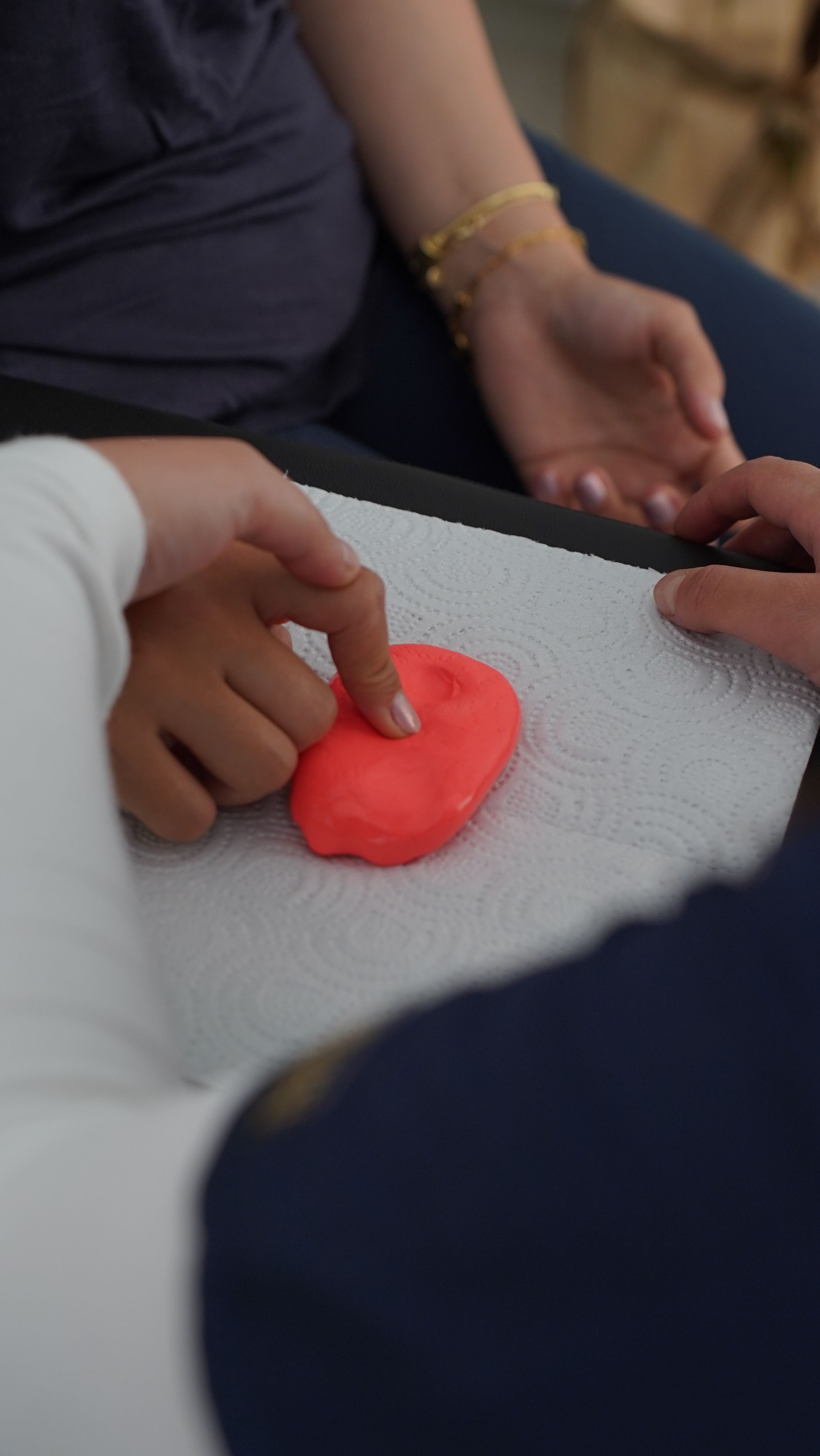 Sensory Play with Children's Hands and Clay · Free Stock Photo