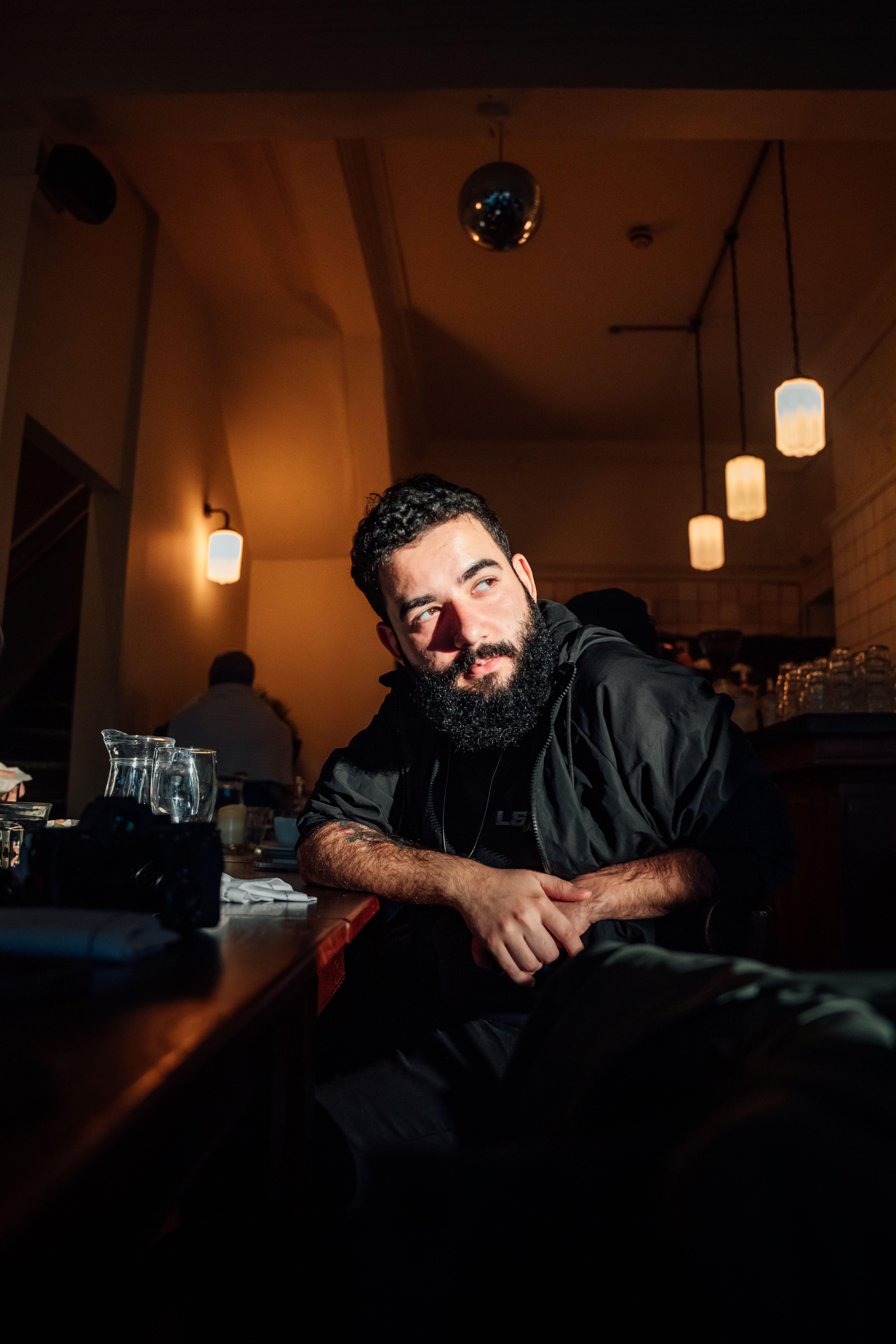 Portrait of Man in Cozy London Café Setting · Free Stock Photo