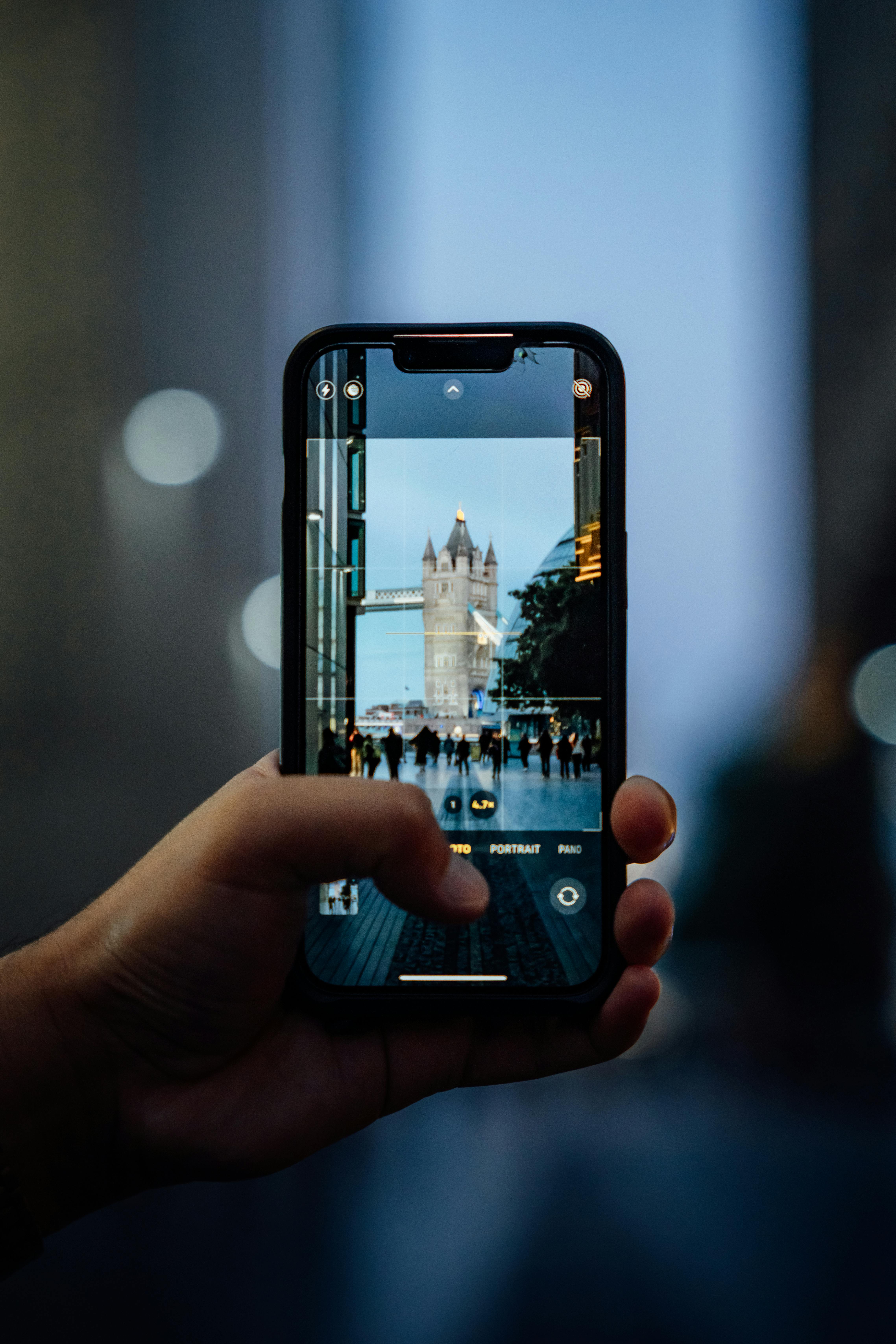 Capturing Tower Bridge Through a Smartphone Lens · Free Stock Photo