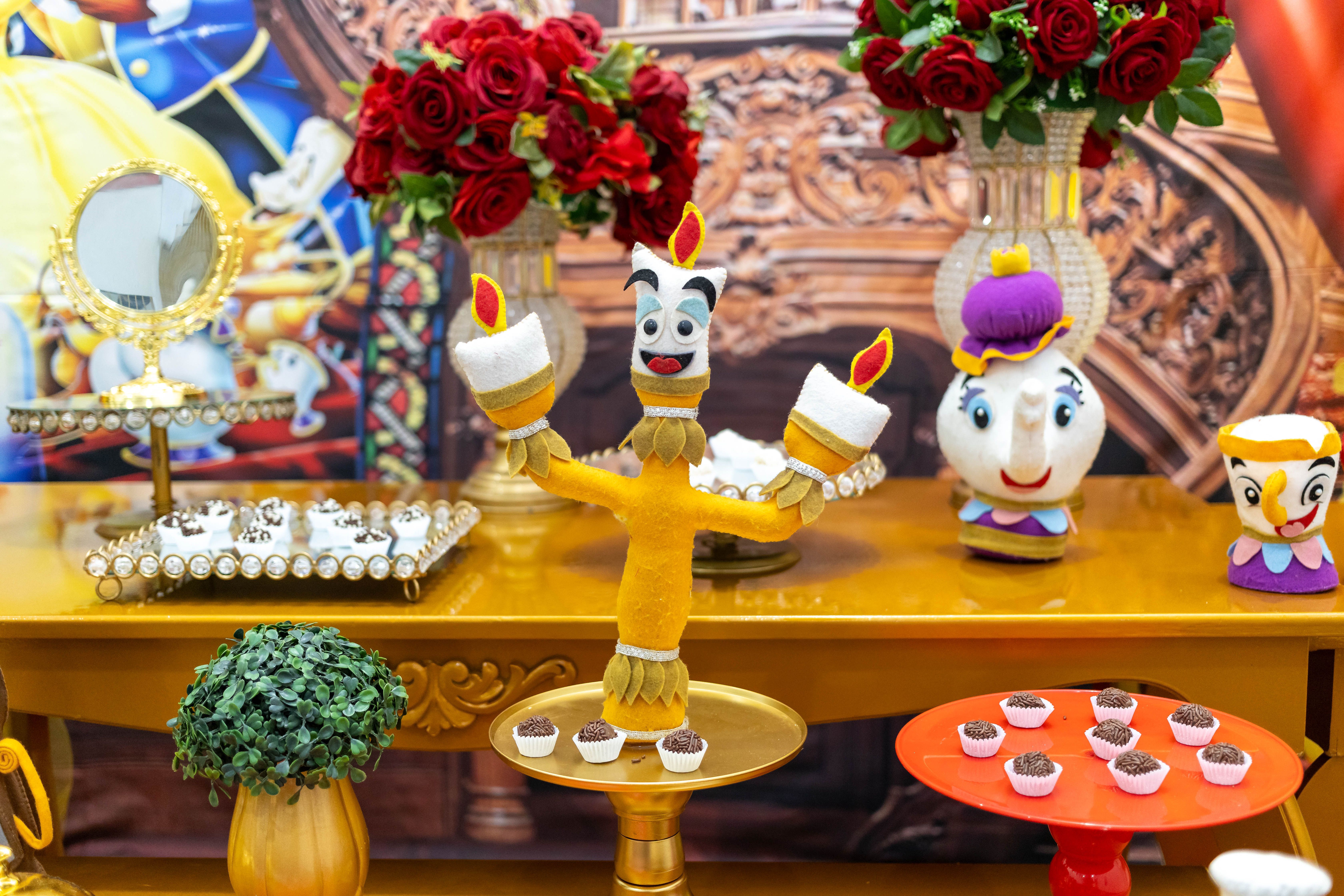 Colorful Animated Character Themed Party Table Display · Free Stock Photo