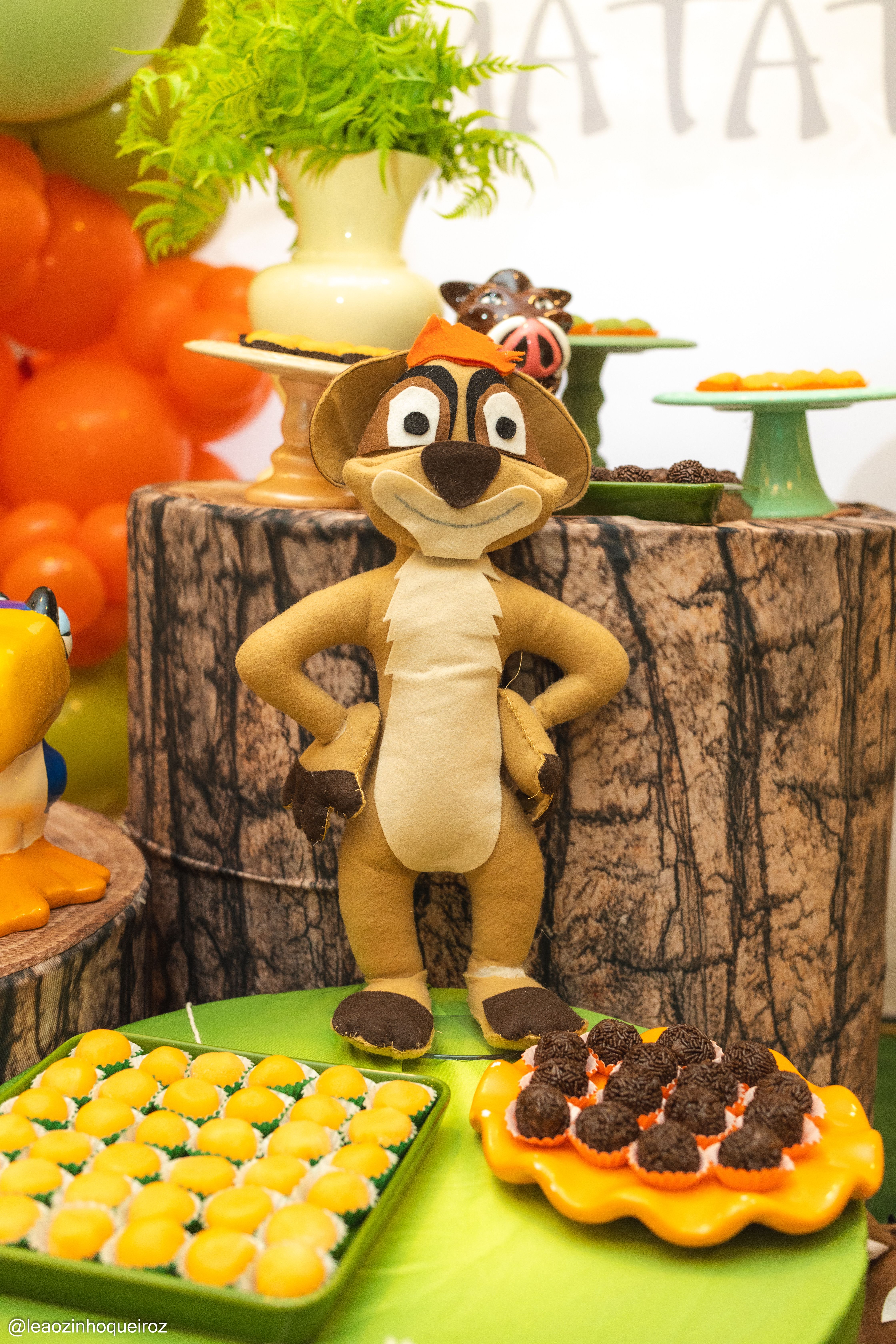 Colorful Party Setup with Cartoon Animal Plush · Free Stock Photo
