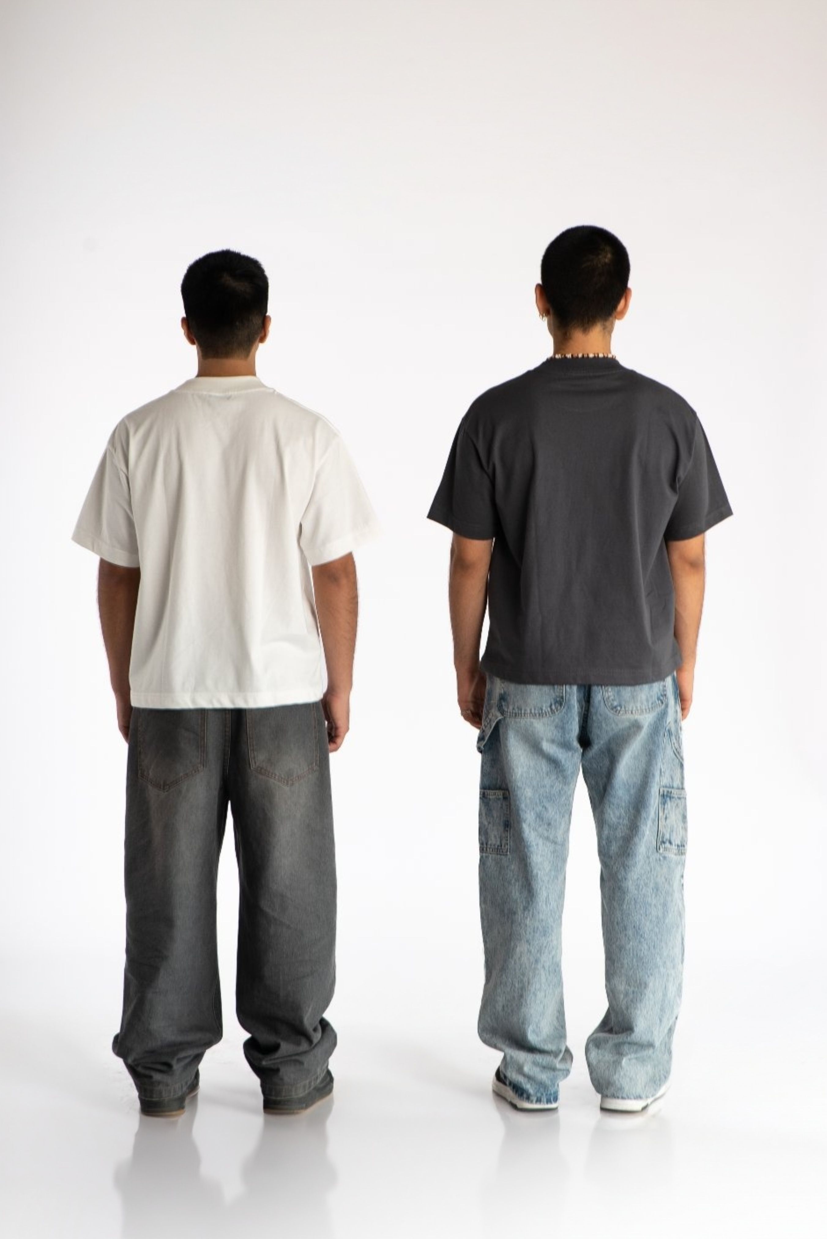 Fashionable streetwear style from behind · Free Stock Photo