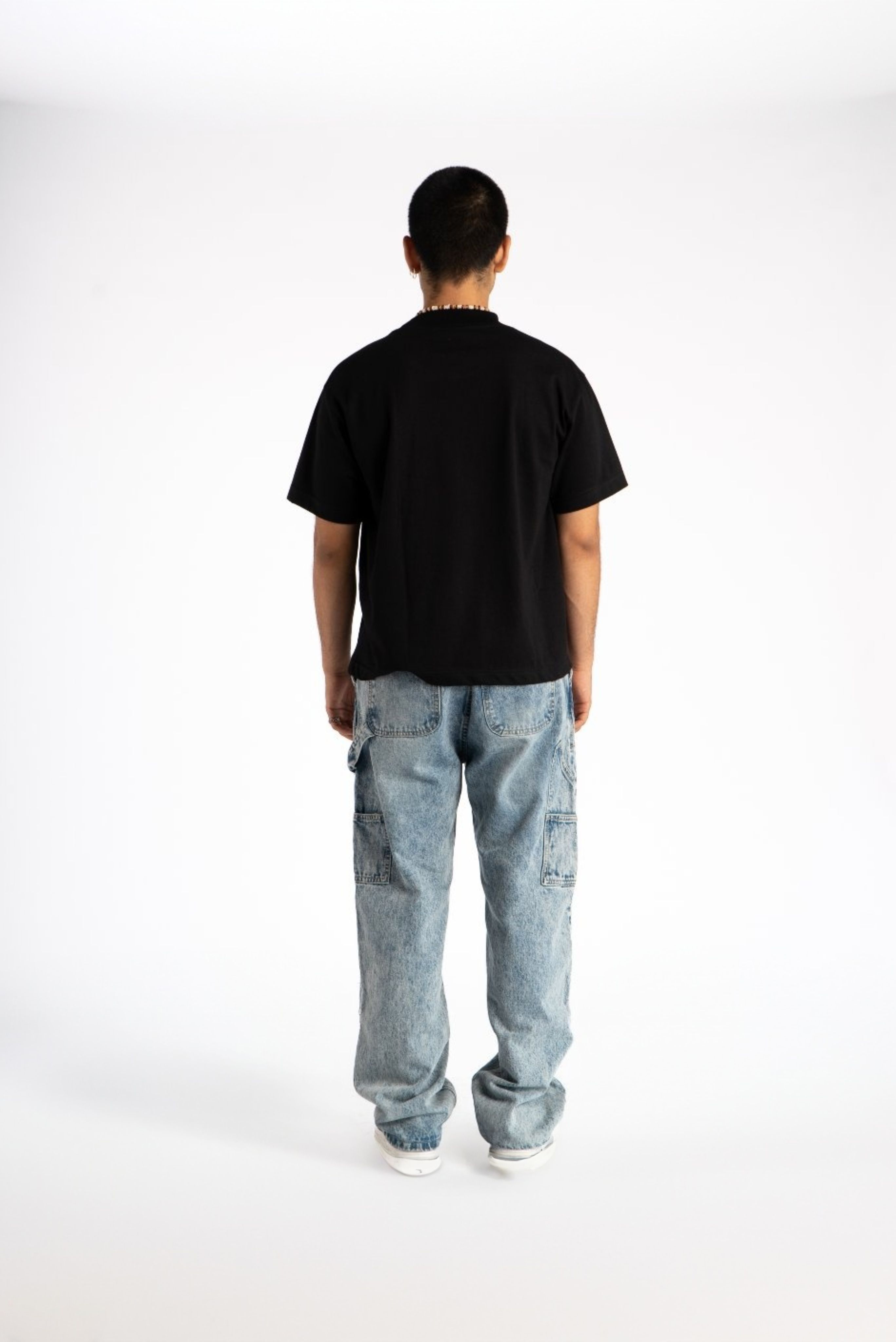 Casual Fashion Back View of Adult in Jeans · Free Stock Photo