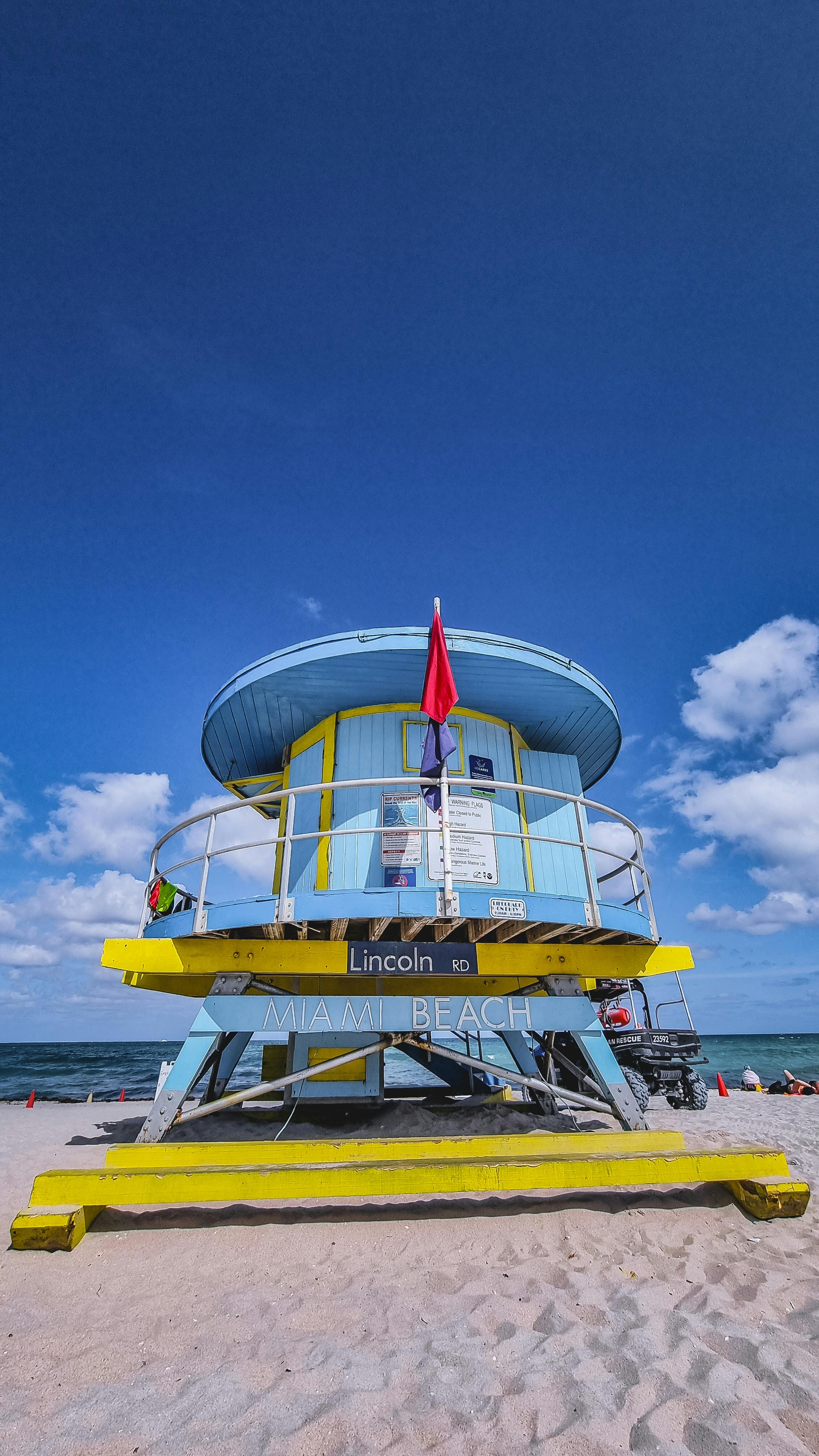 Miami Beach Lifeguard Wallpaper