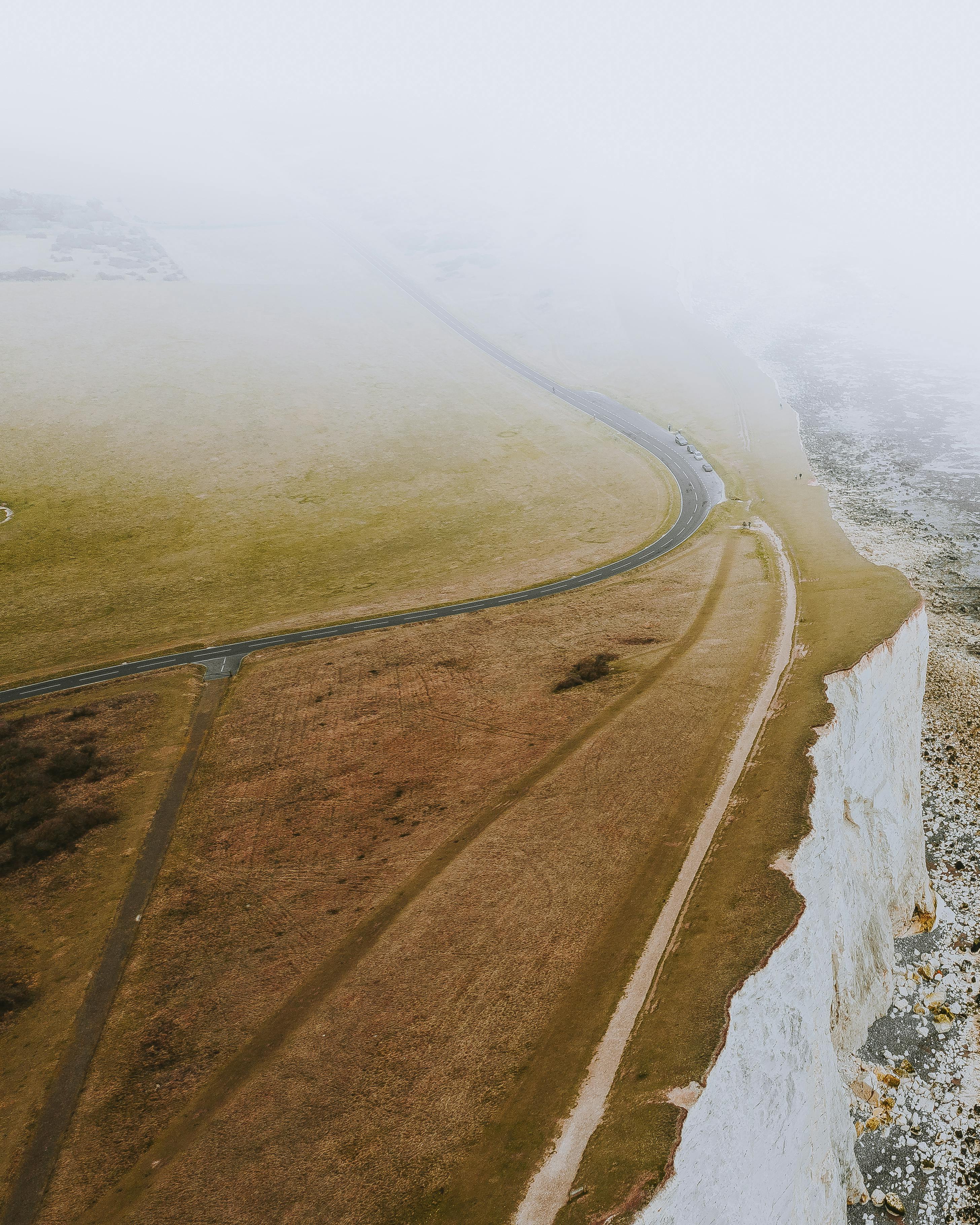 Road on Top of the Cliff · Free Stock Photo