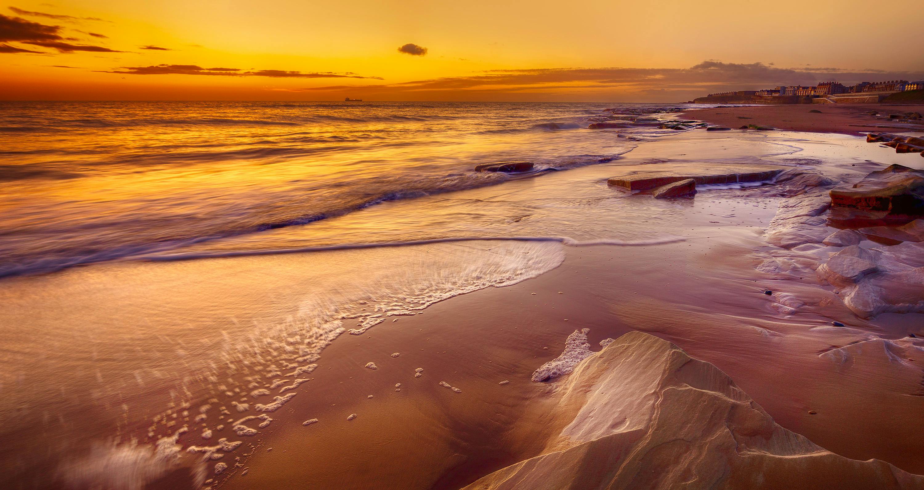 Photography Of Seashore During Golden Hour · Free Stock Photo Photography Of Seashore During Golden Hour · Free Stock Photo