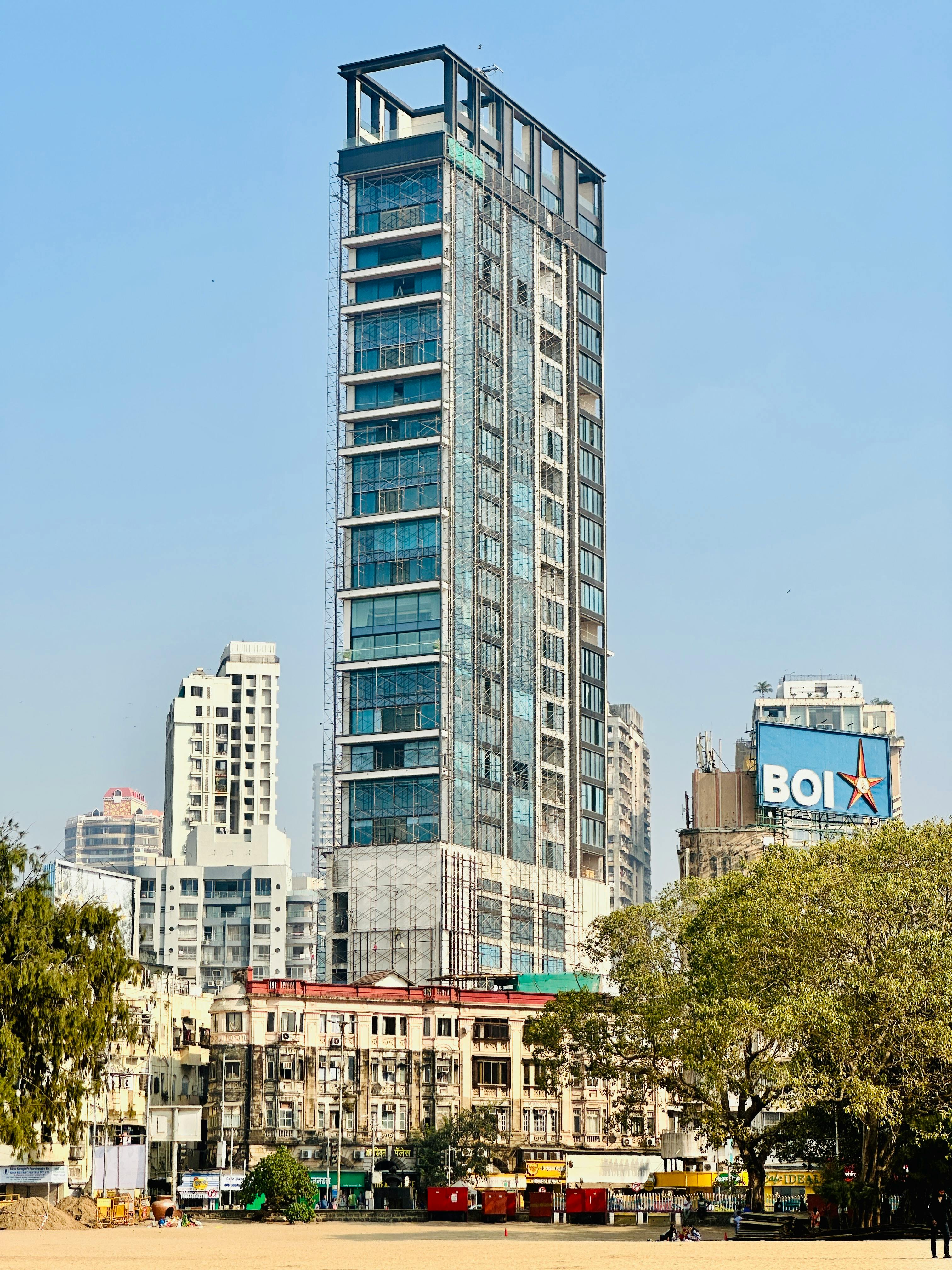 High-Rise Tower in Mumbai India Cityscape · Free Stock Photo