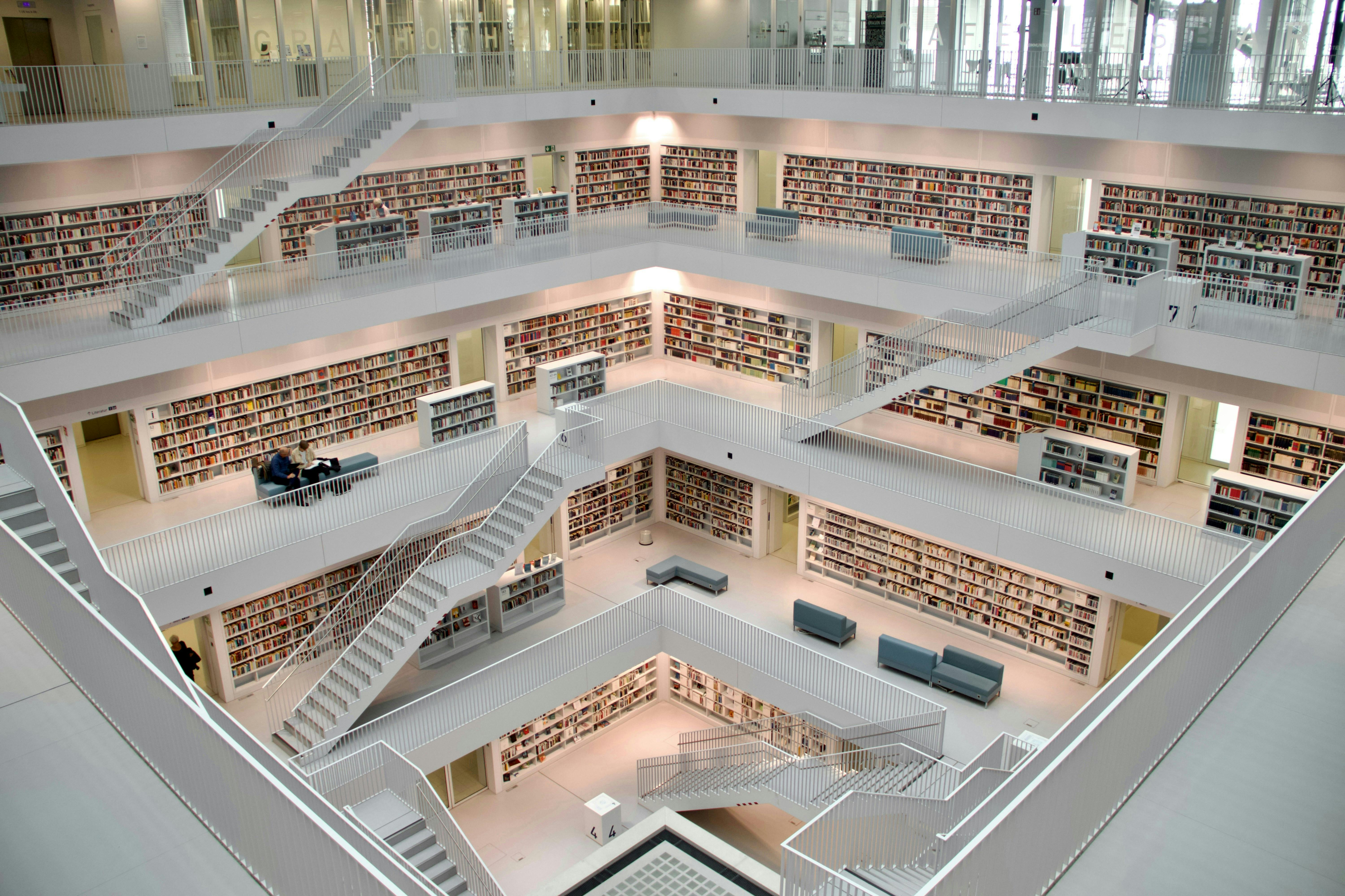 Modern Library Architecture in Stuttgart · Free Stock Photo