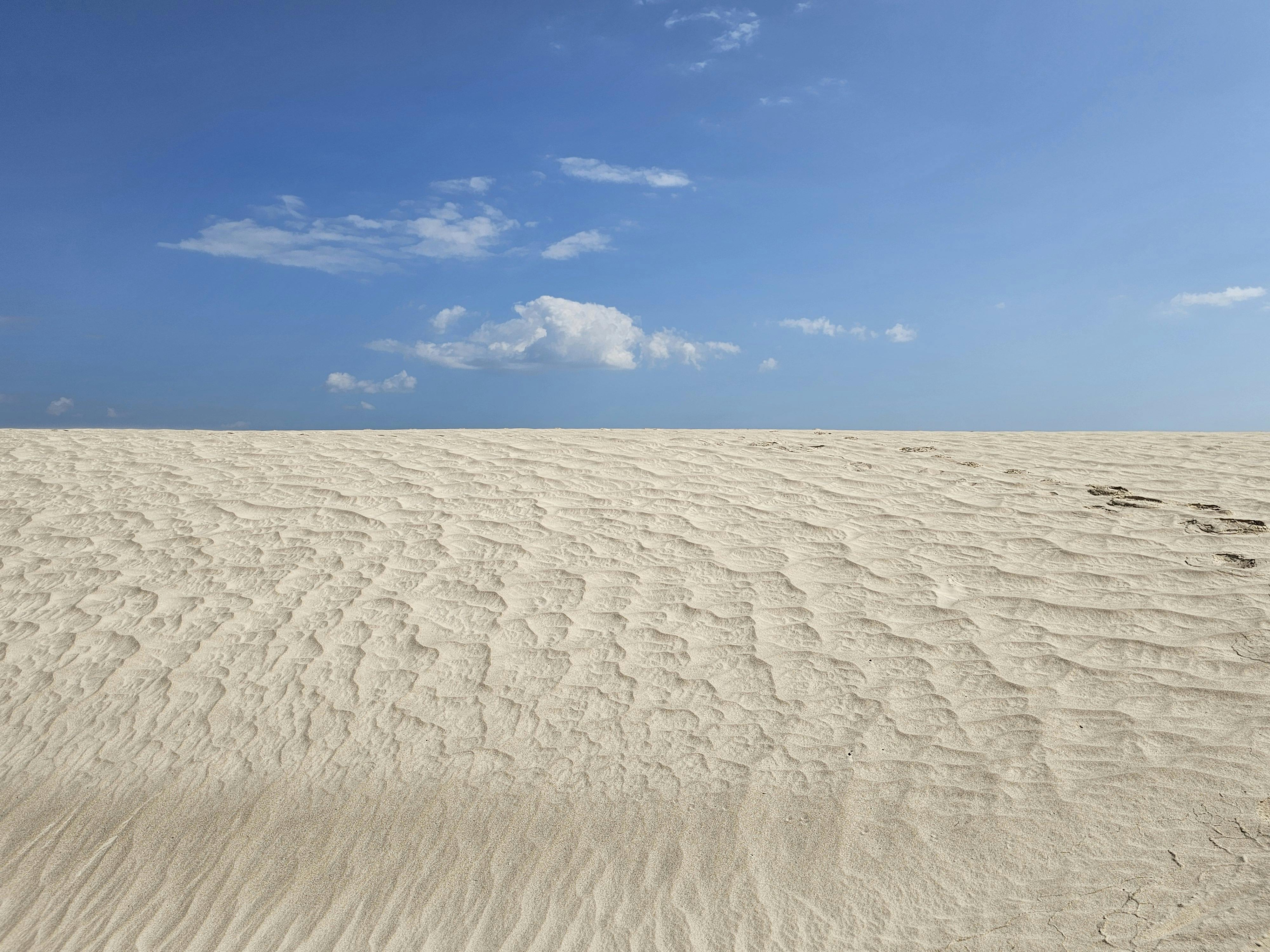 Sunny Desert Landscape with Blue Sky · Free Stock Photo