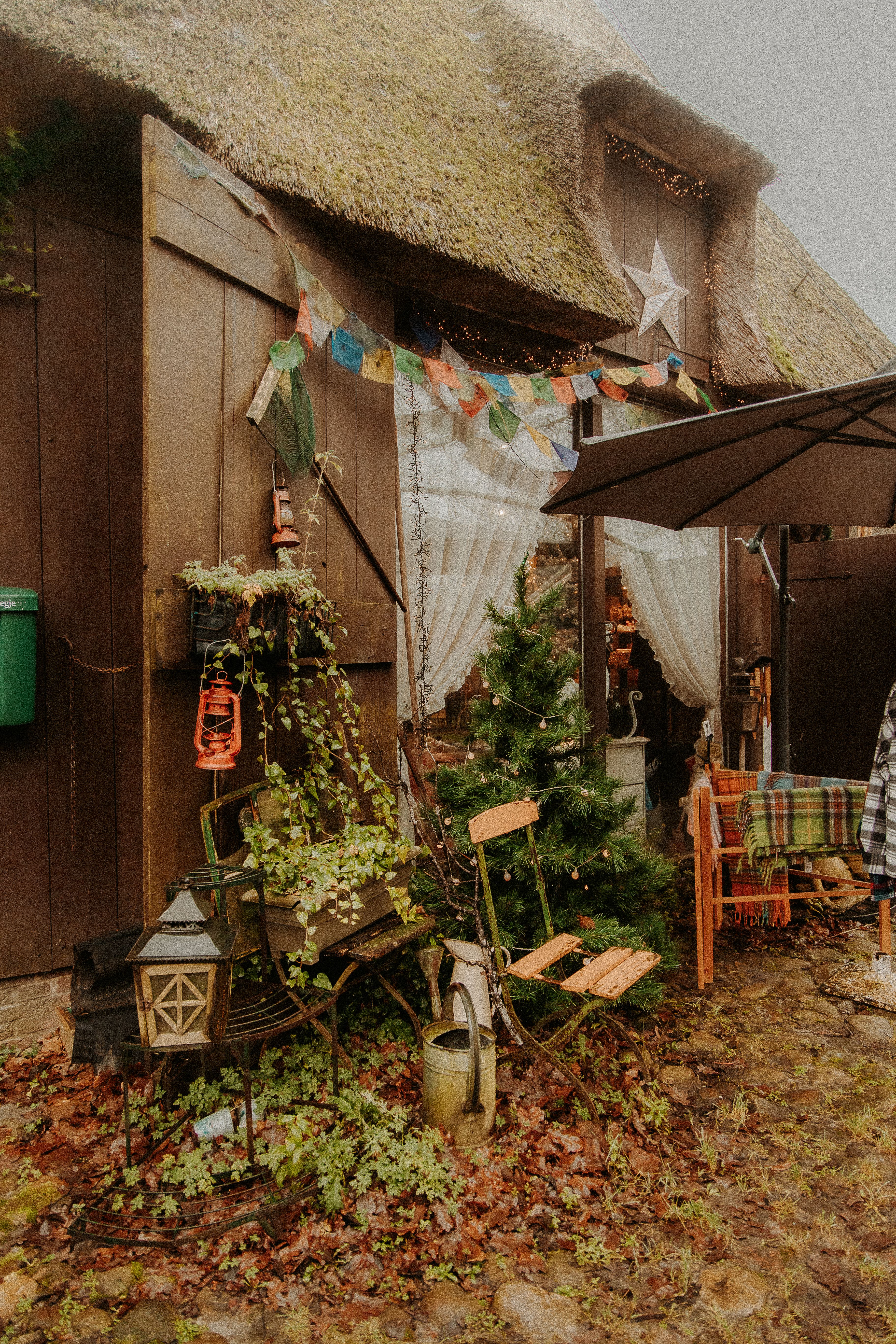 Charming Rustic Outdoor Setup in a Village · Free Stock Photo