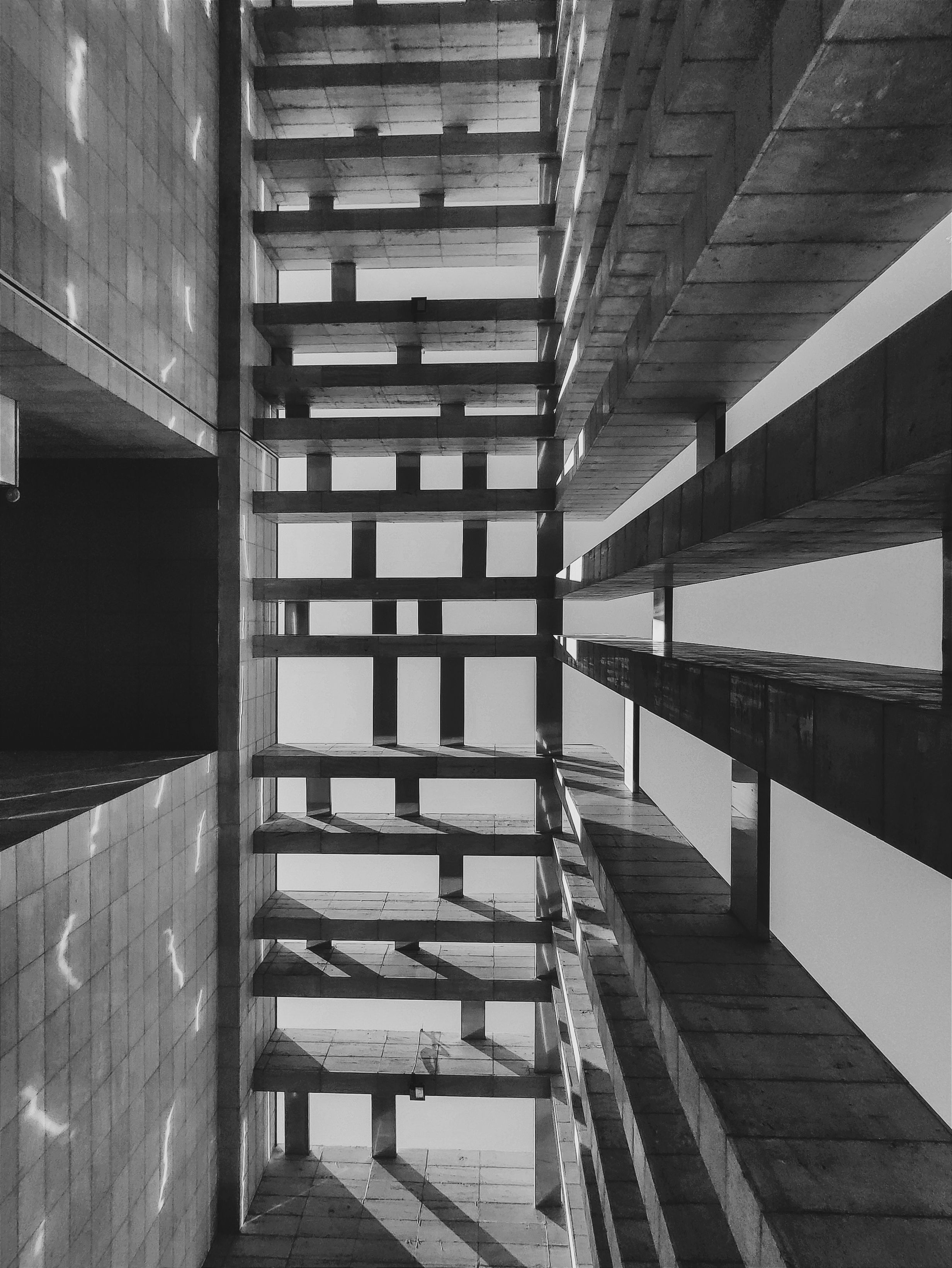 Architectural Abstract of Concrete Structure · Free Stock Photo