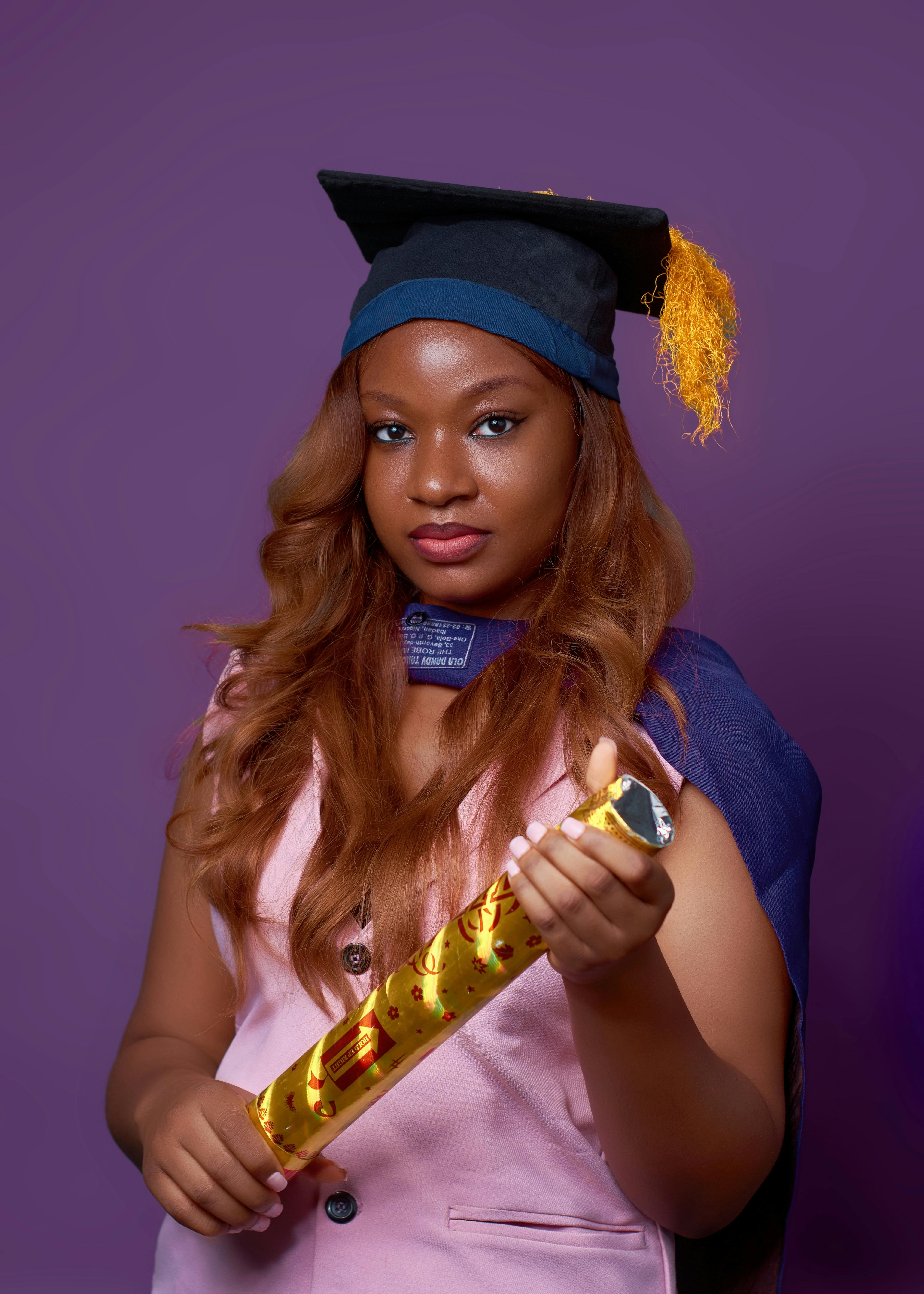Nigerian Graduate Celebrating Achievement · Free Stock Photo