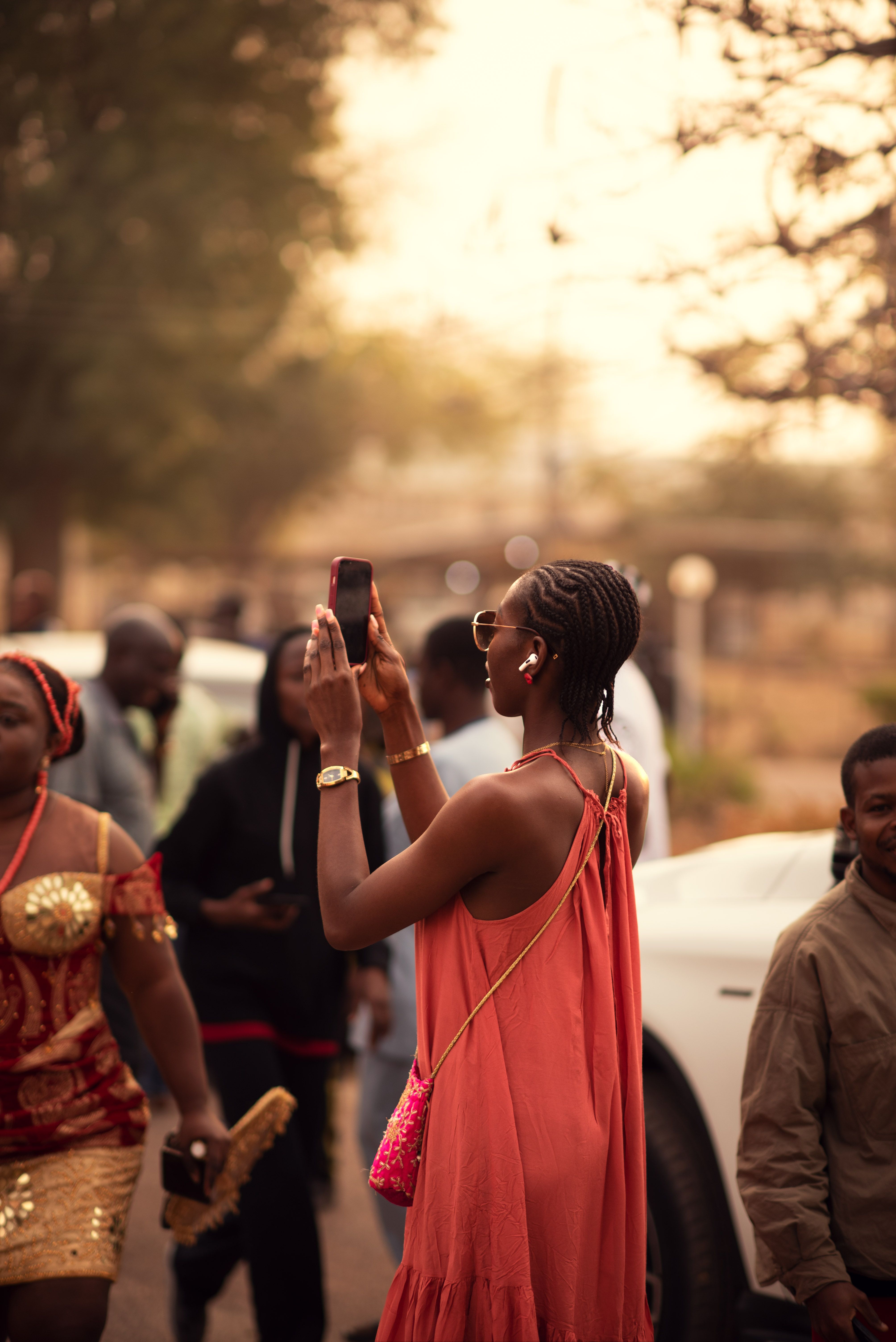 Street Photography of a Cultural Event at Dusk · Free Stock Photo