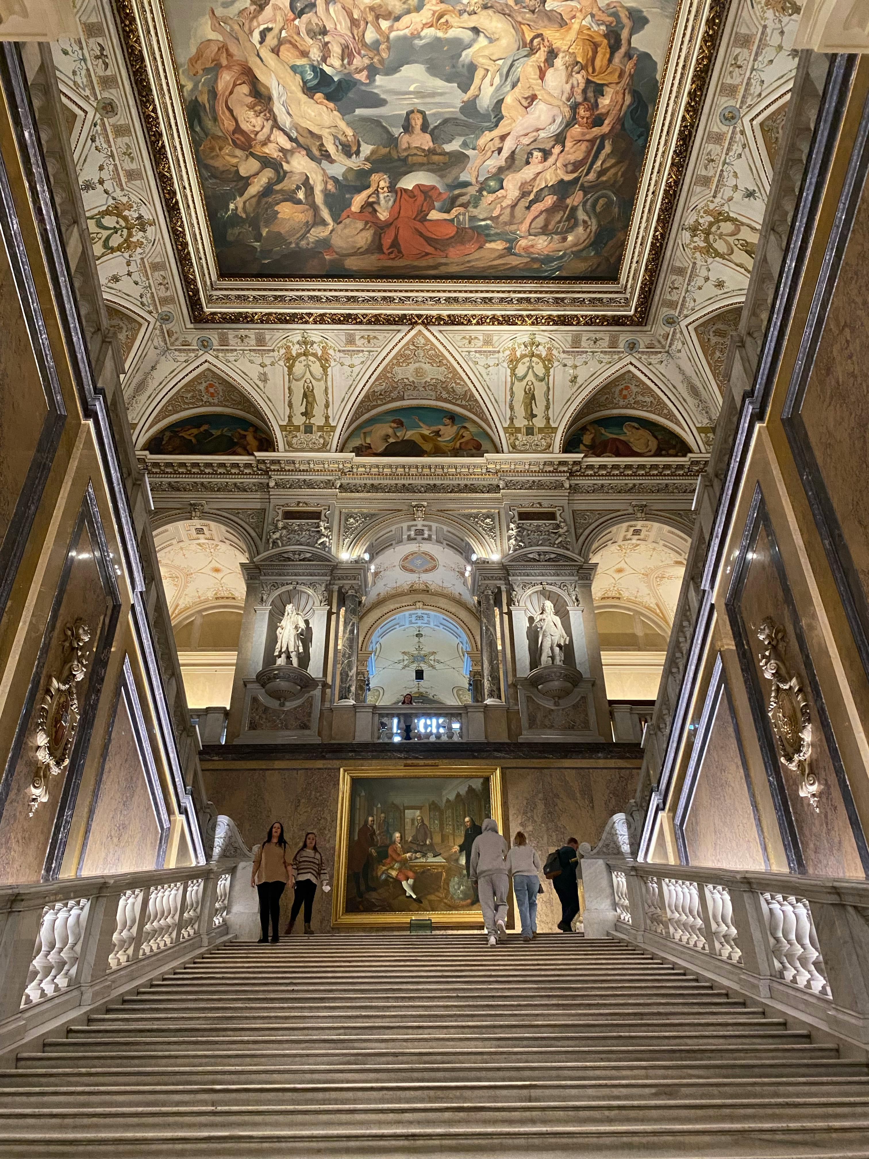 Stunning Interior of Baroque Art Gallery · Free Stock Photo