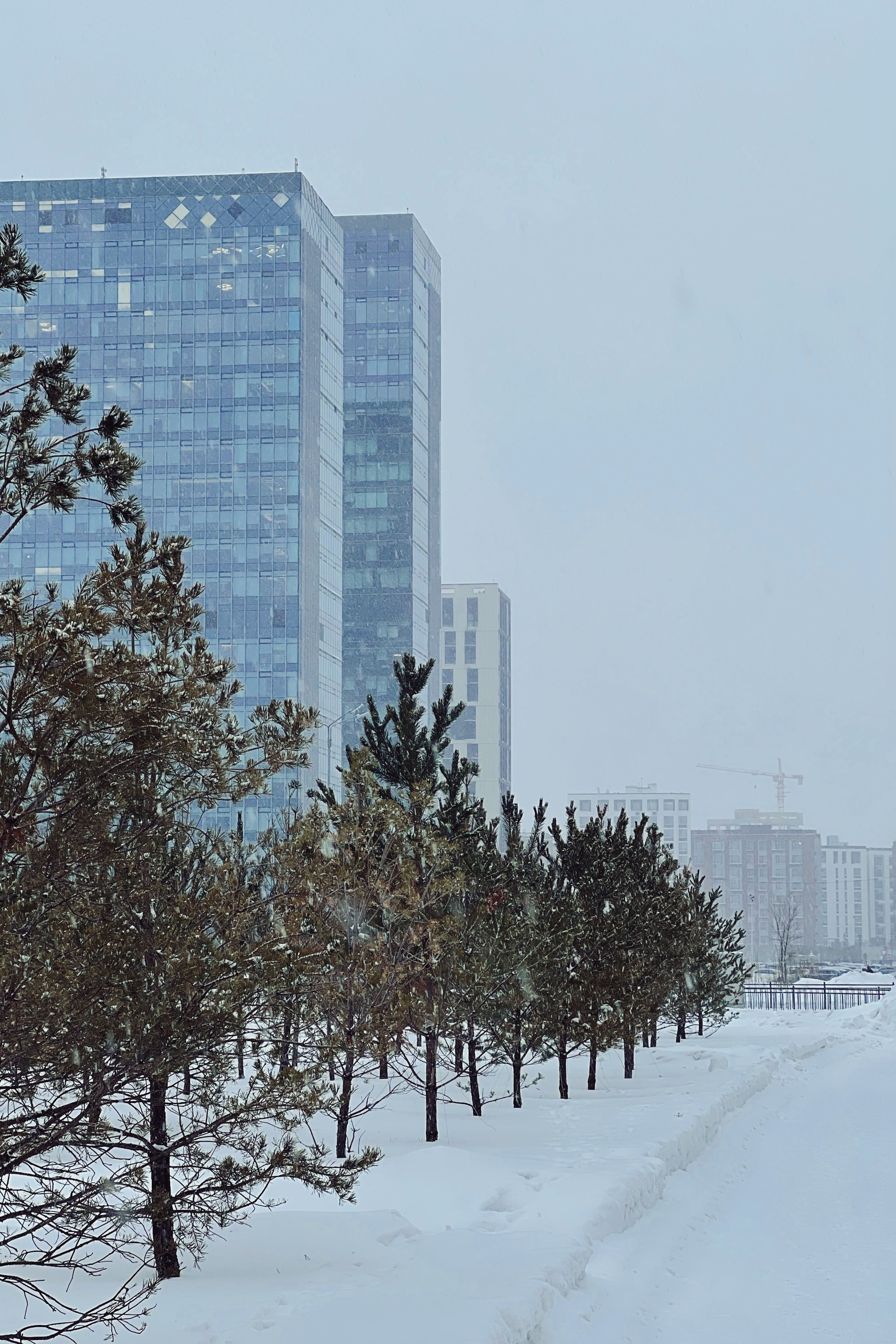 Winter Cityscape of Astana in Kazakhstan · Free Stock Photo