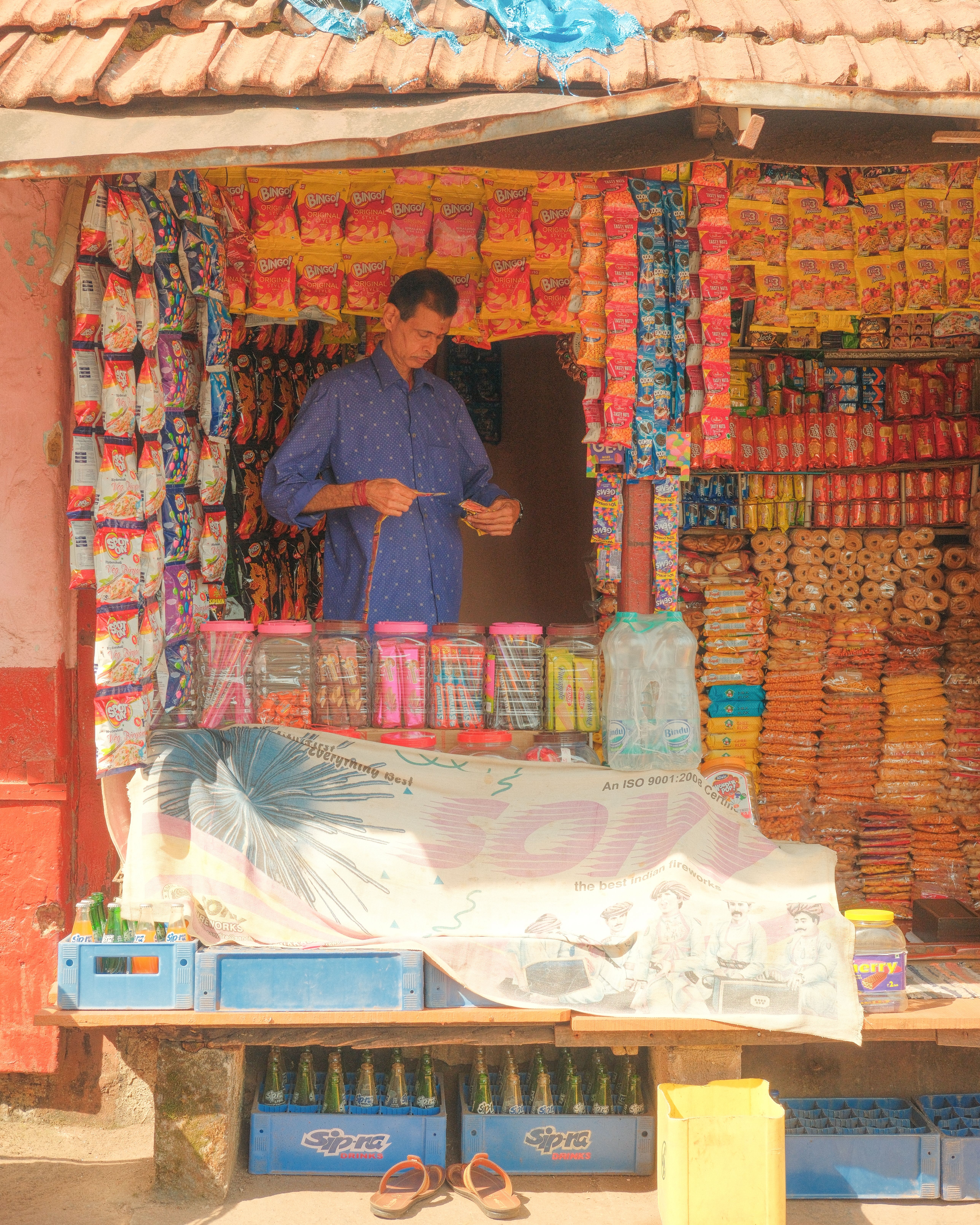 Vibrant Indian Street Shop in Karkala · Free Stock Photo