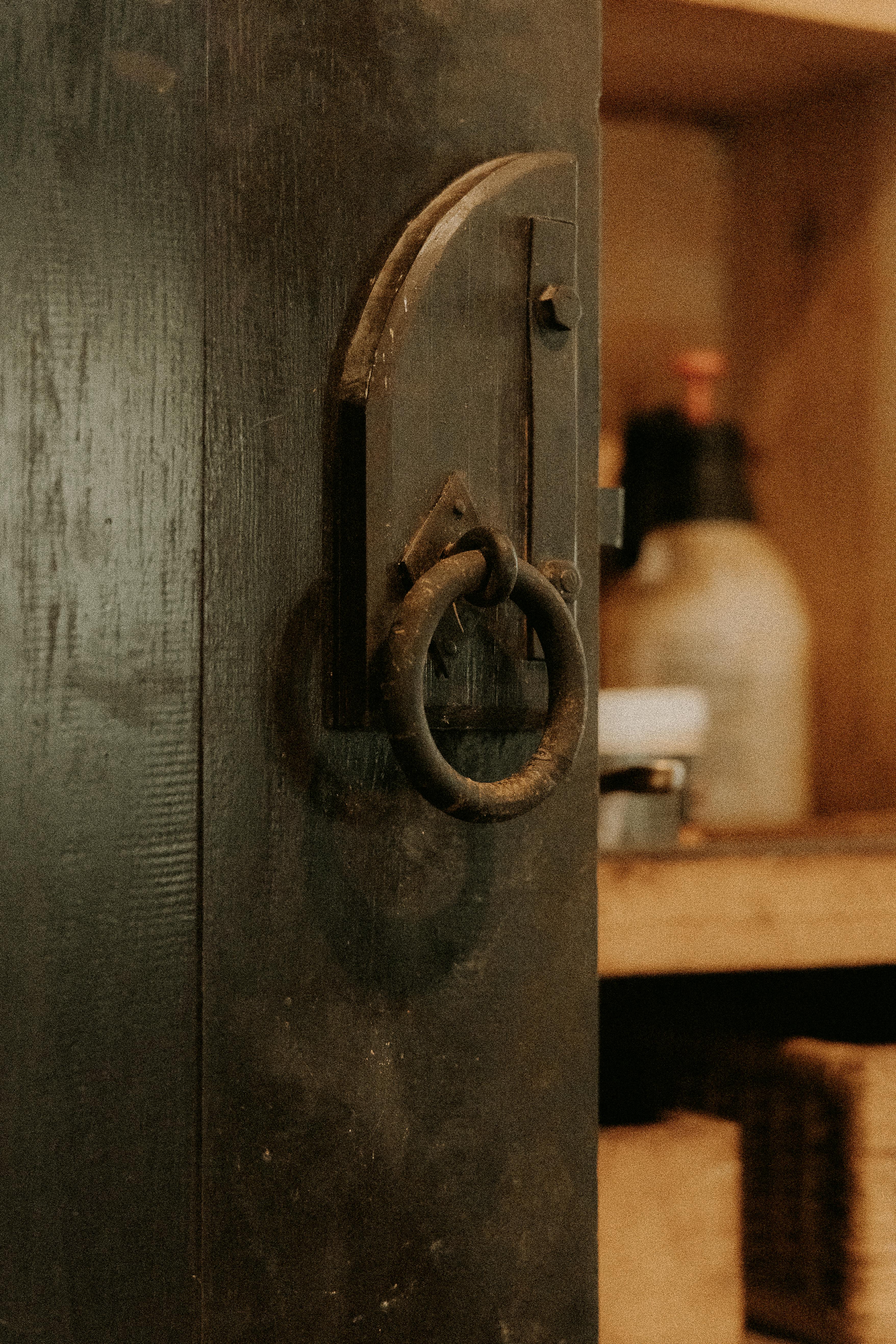 Rustic Door Knocker in Vintage Setting · Free Stock Photo