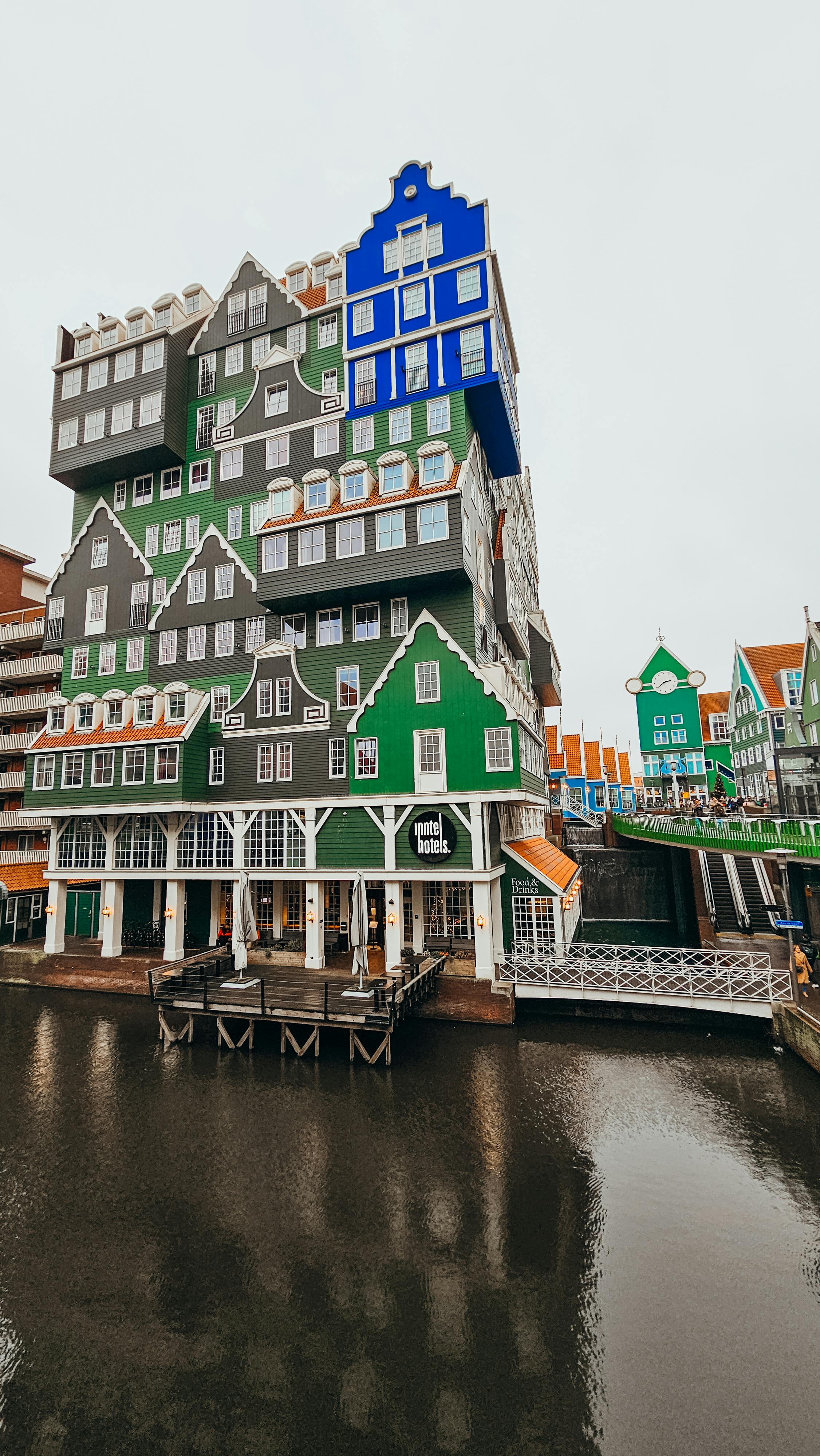 Unique Stacked Architecture in Zaandam · Free Stock Photo