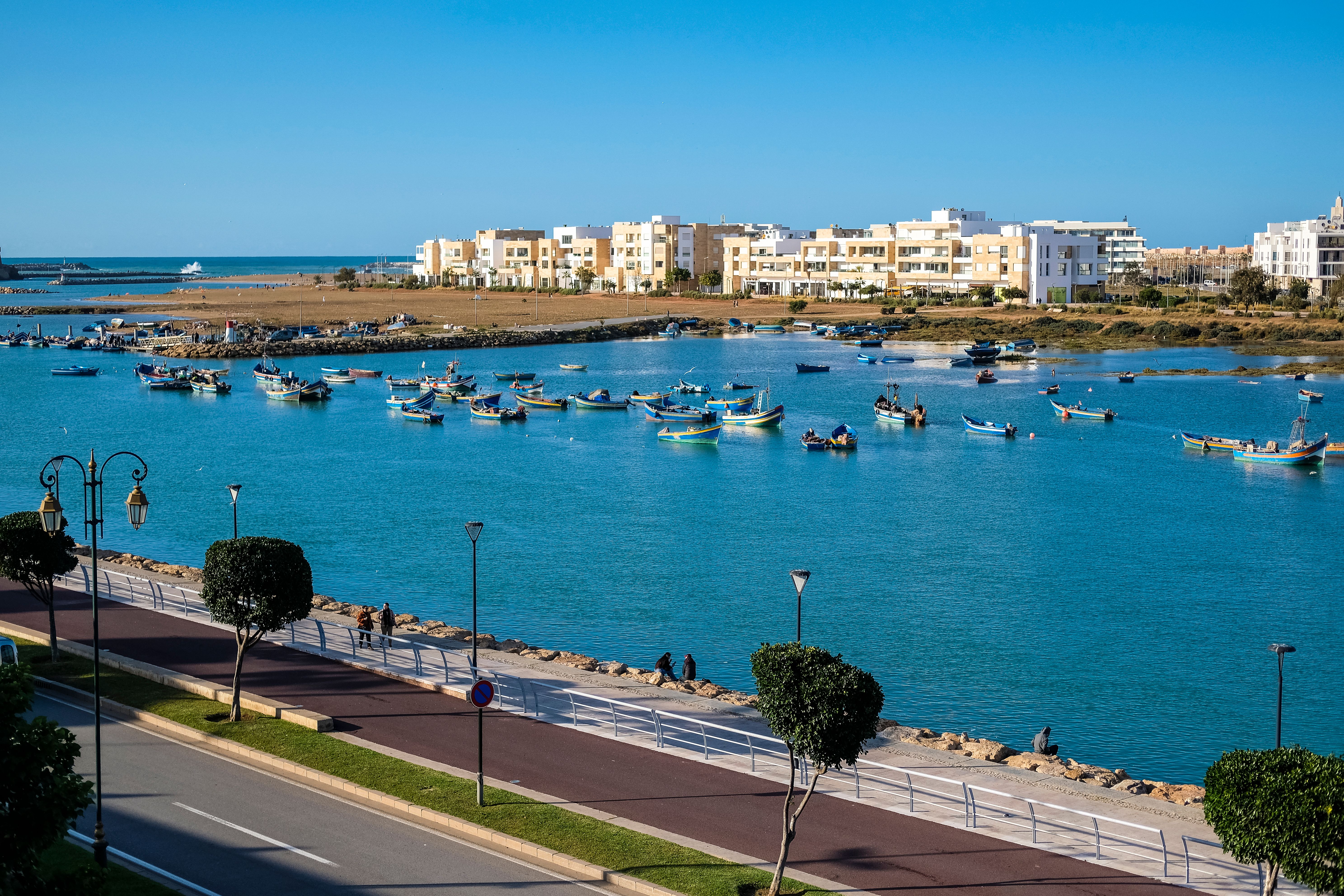 Scenic View of Rabat's Coastal Architecture · Free Stock Photo