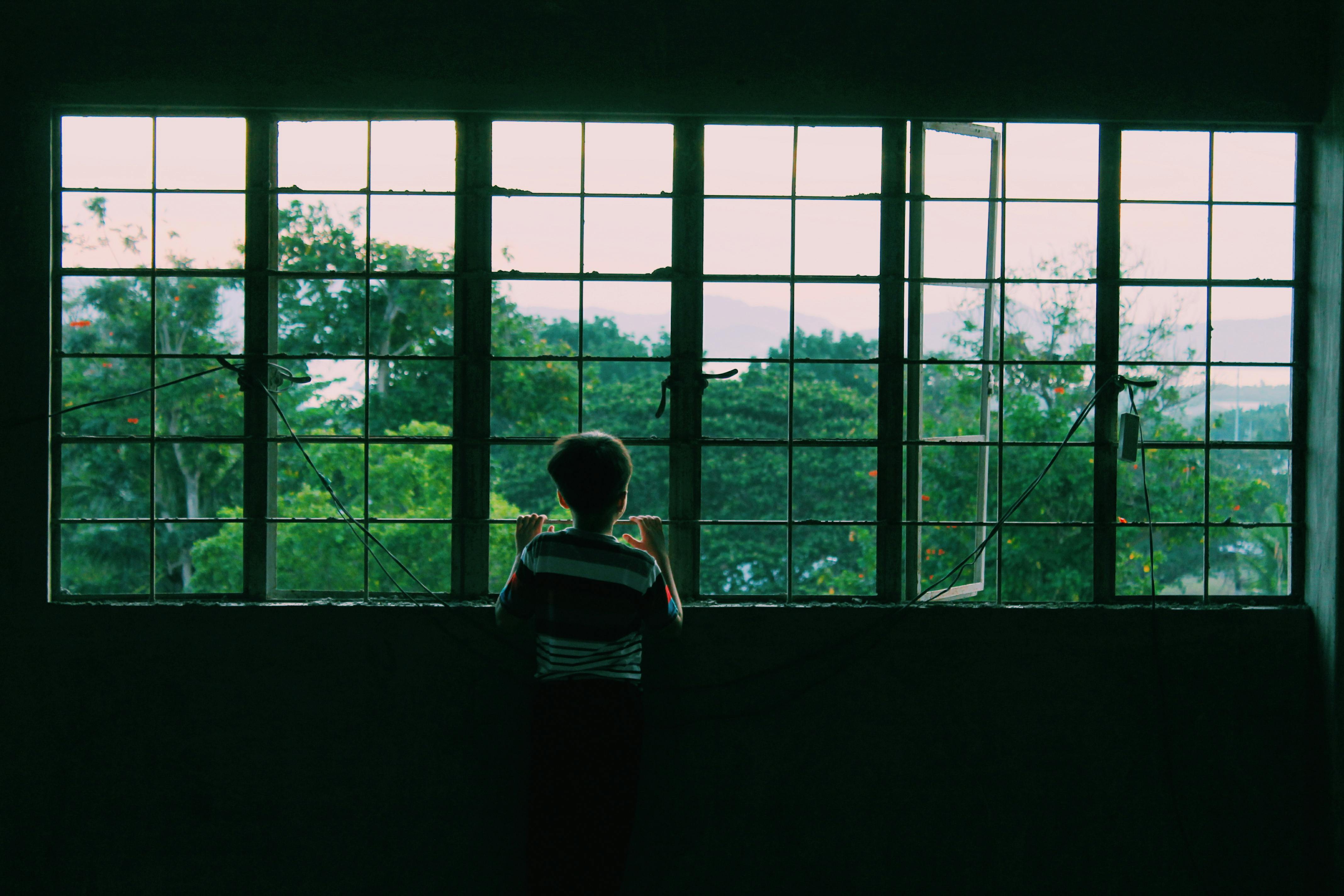 Boy Near Window · Free Stock Photo