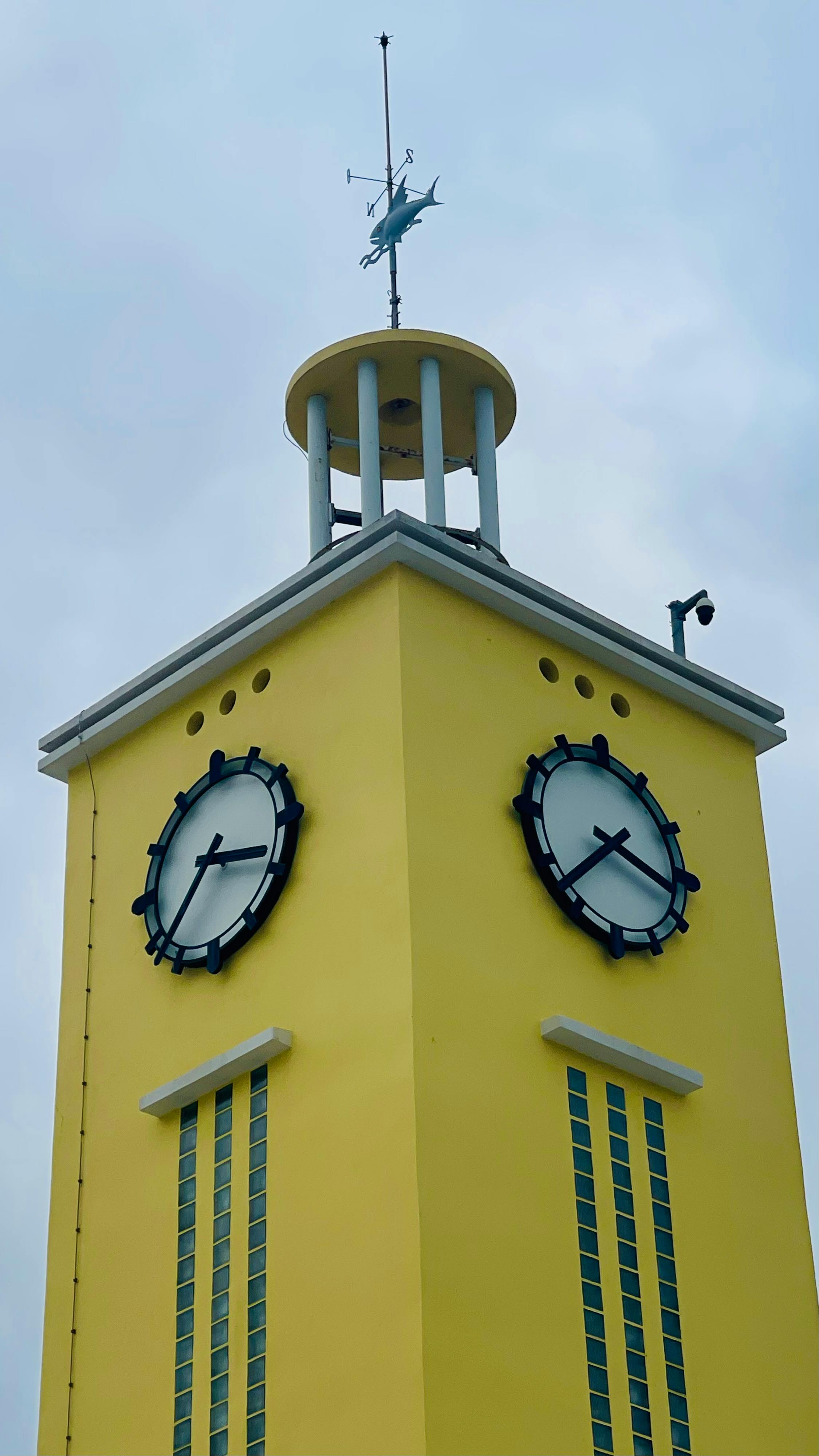 Clock Tower in Setúbal, Portugal under Cloudy Sky · Free Stock Photo