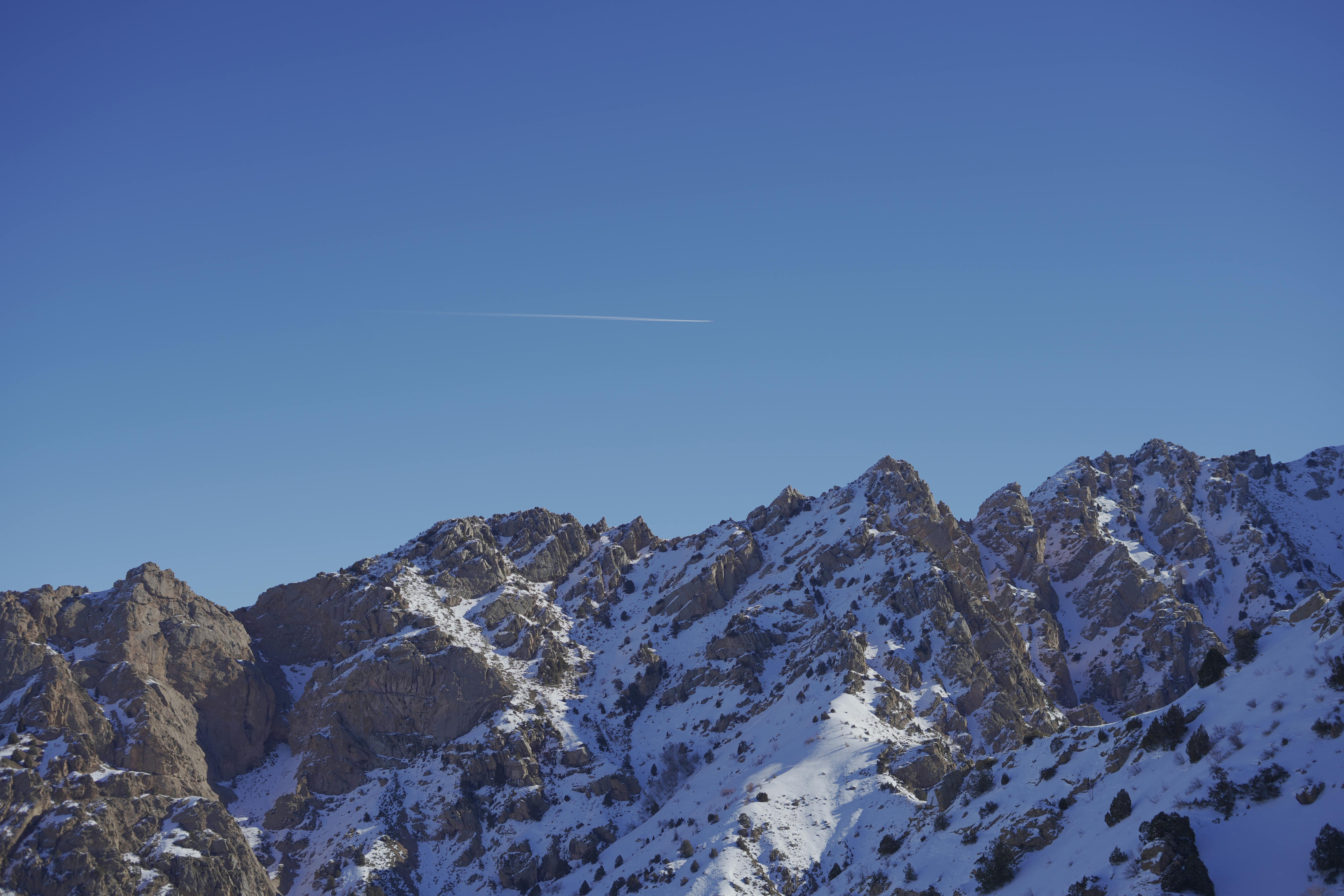 Snow-Covered Mountains in Chimyon, Uzbekistan · Free Stock Photo