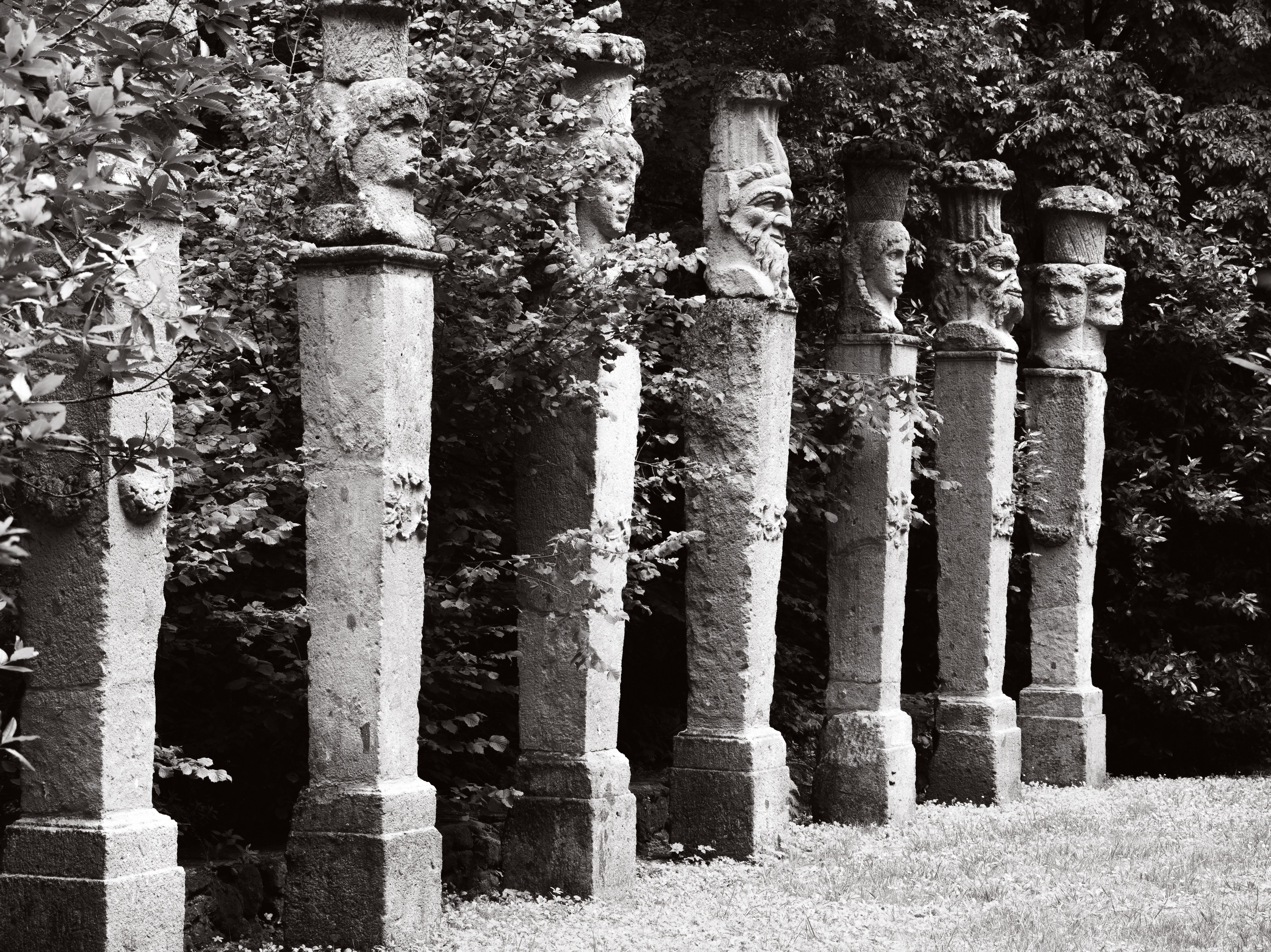 Ancient Stone Statues in Bomarzo Park, Italy · Free Stock Photo