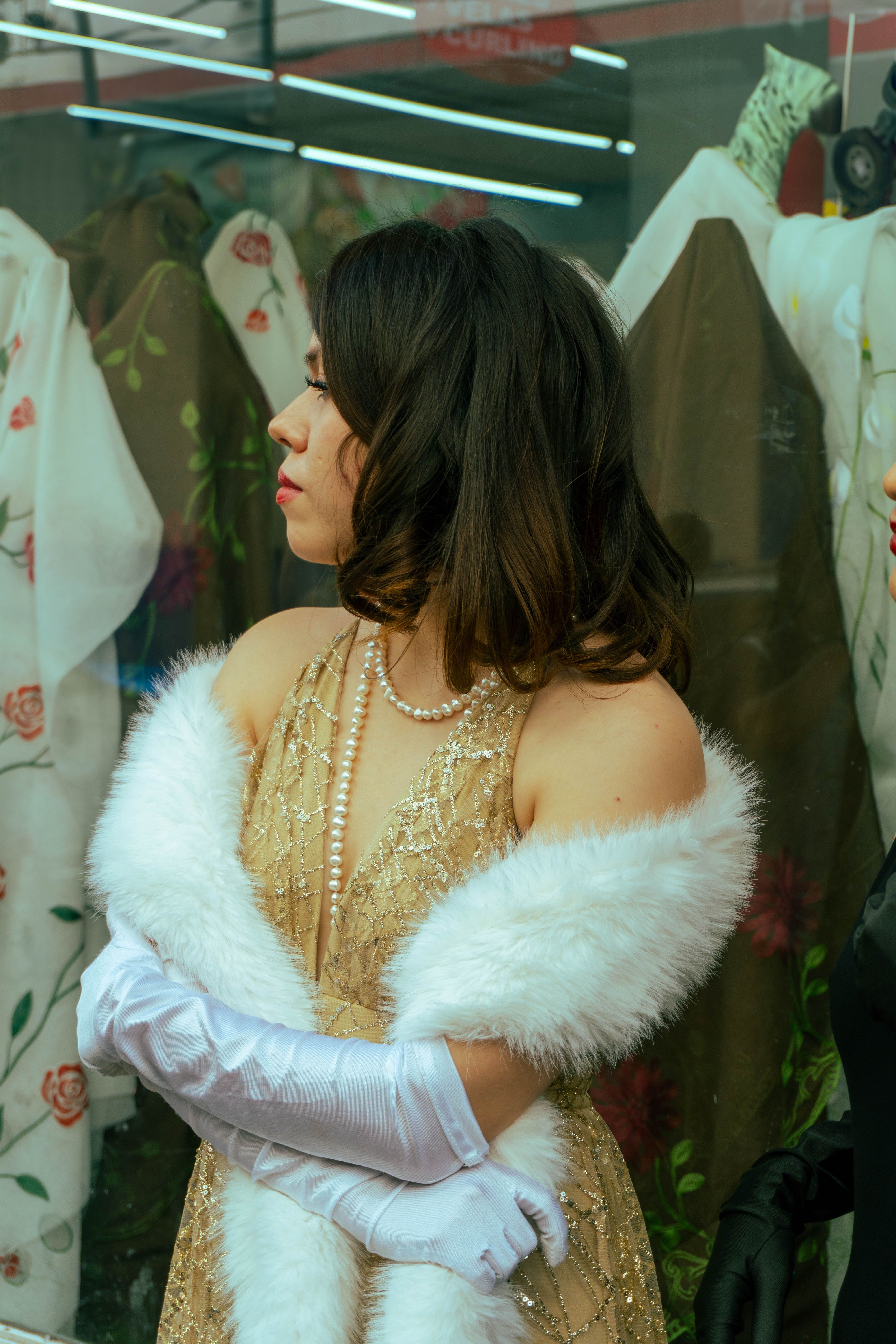 Elegant Woman in Vintage Glamour Attire · Free Stock Photo