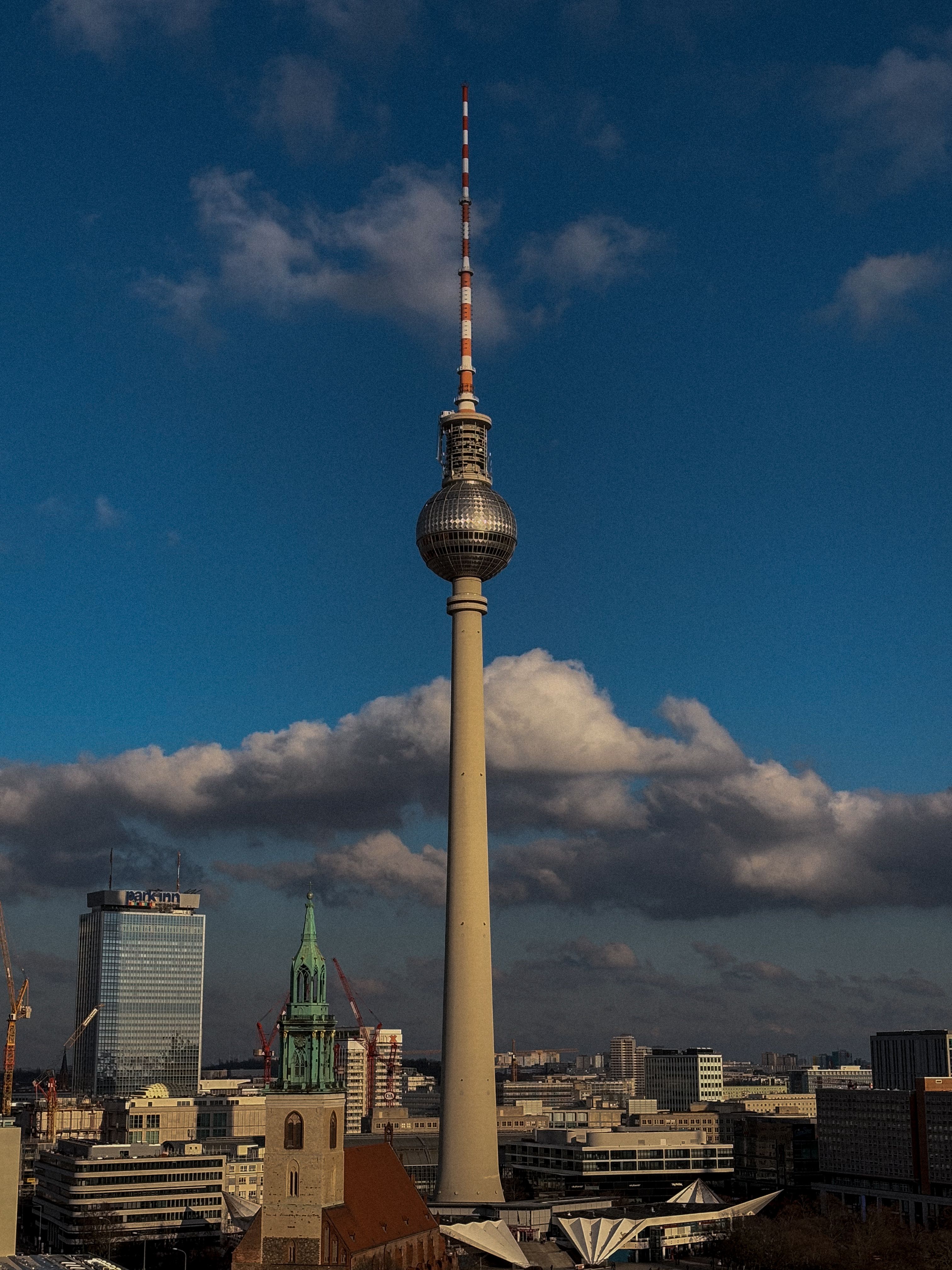TV Tower Overlooking Berlin Cityscape on a Clear Day · Free Stock Photo