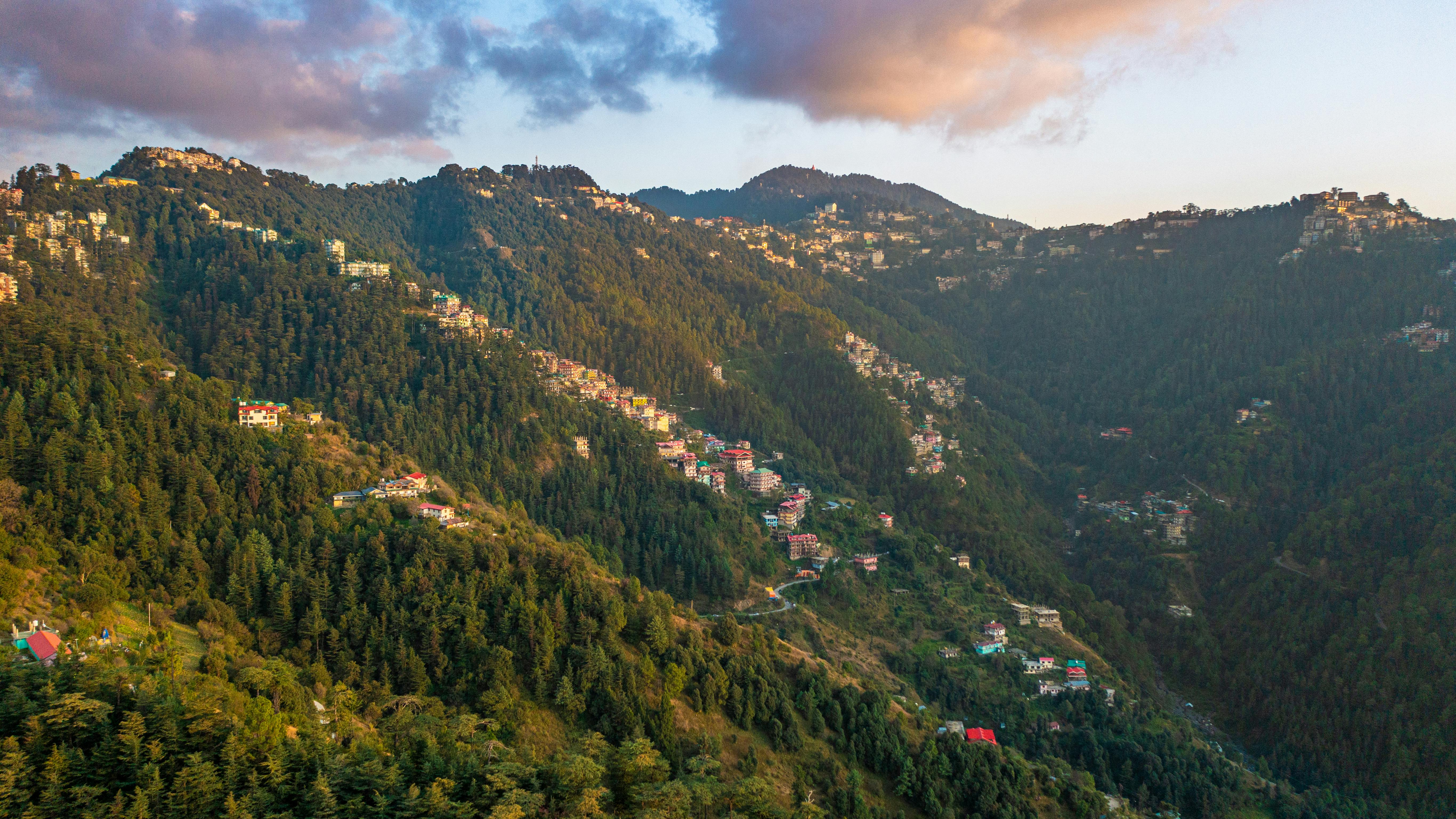 Scenic Shimla Mountains at Sunrise · Free Stock Photo