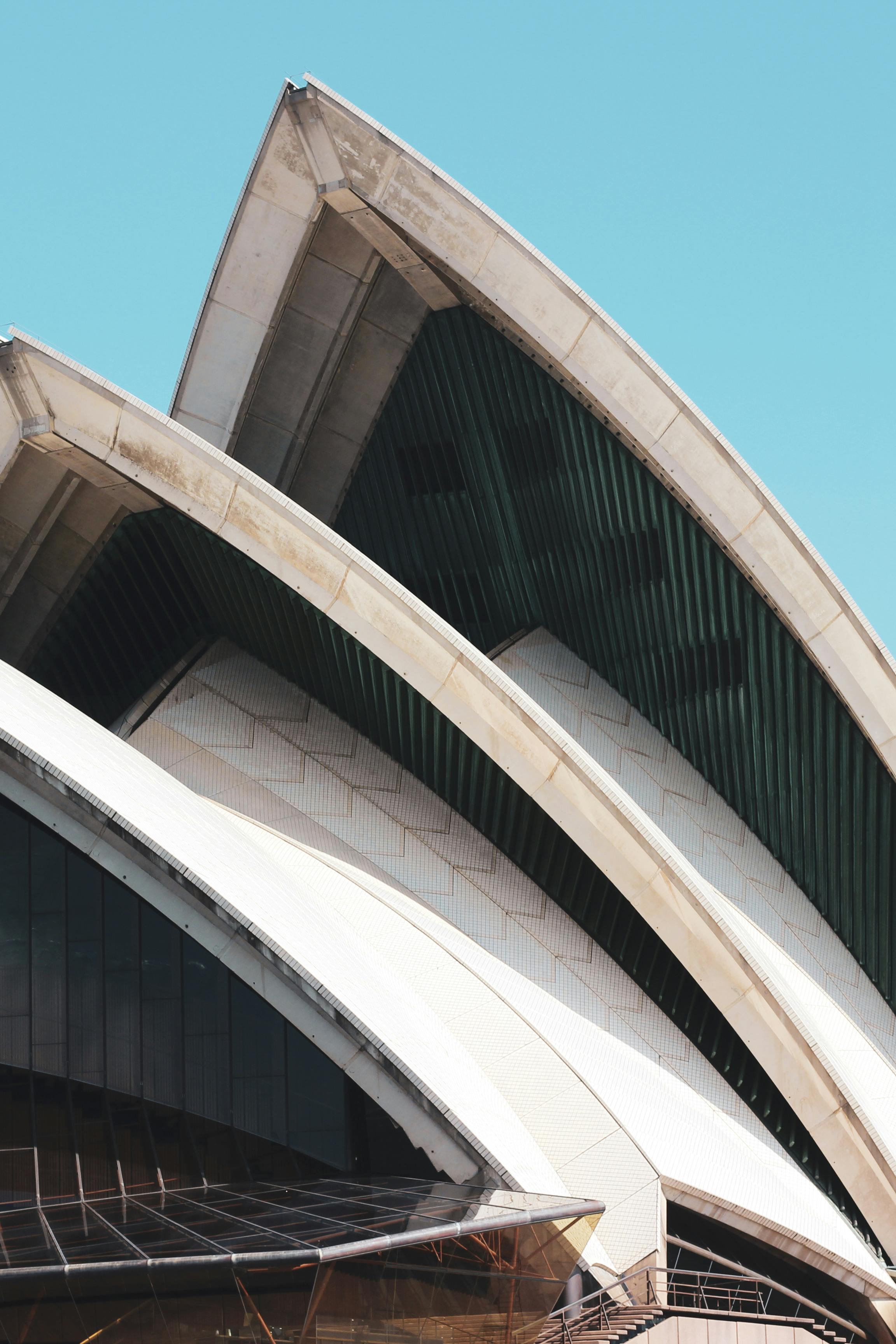 Sydney Opera House Architectural Detail · Free Stock Photo