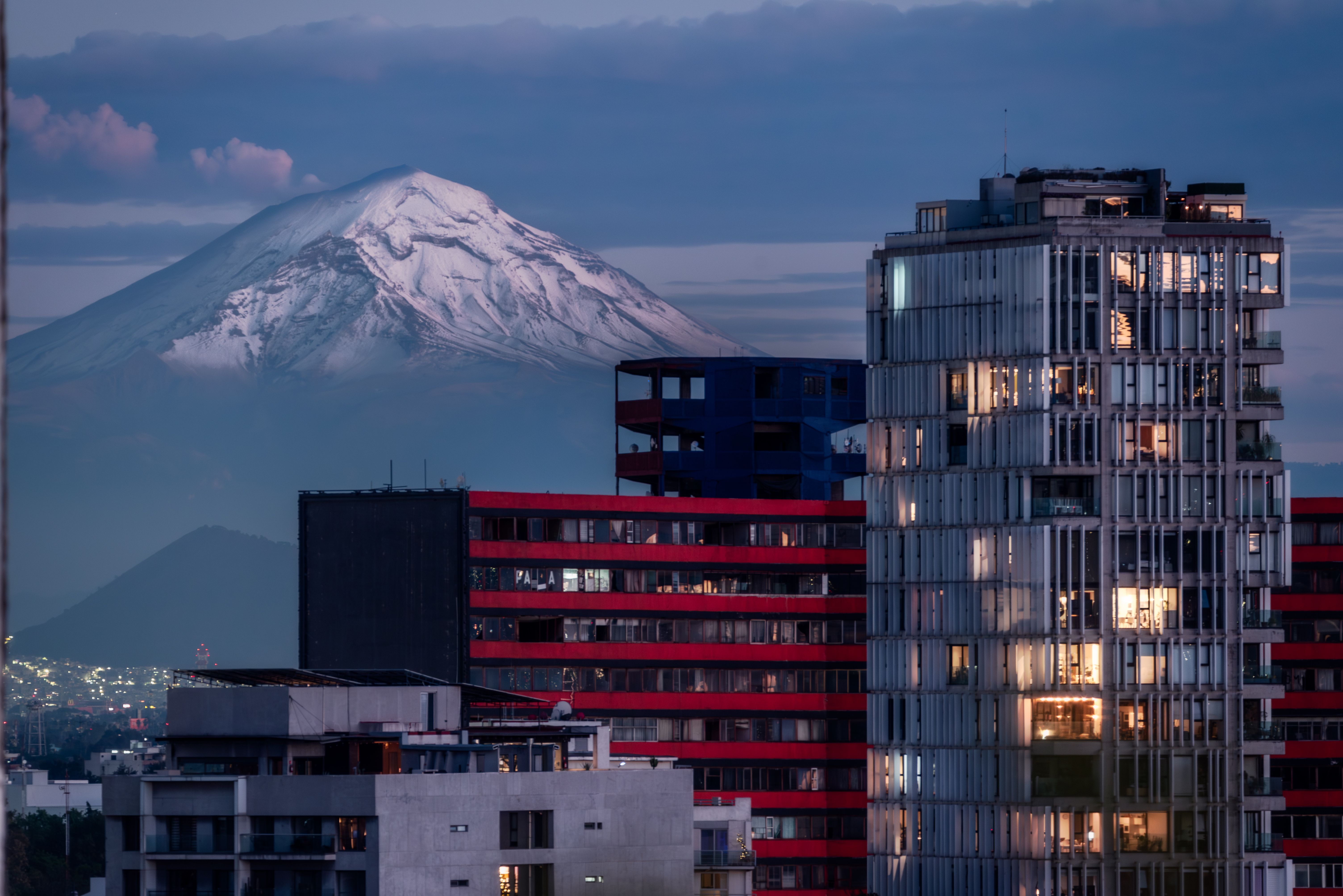 Scenic View of Mexico City Skyline at Sunset · Free Stock Photo