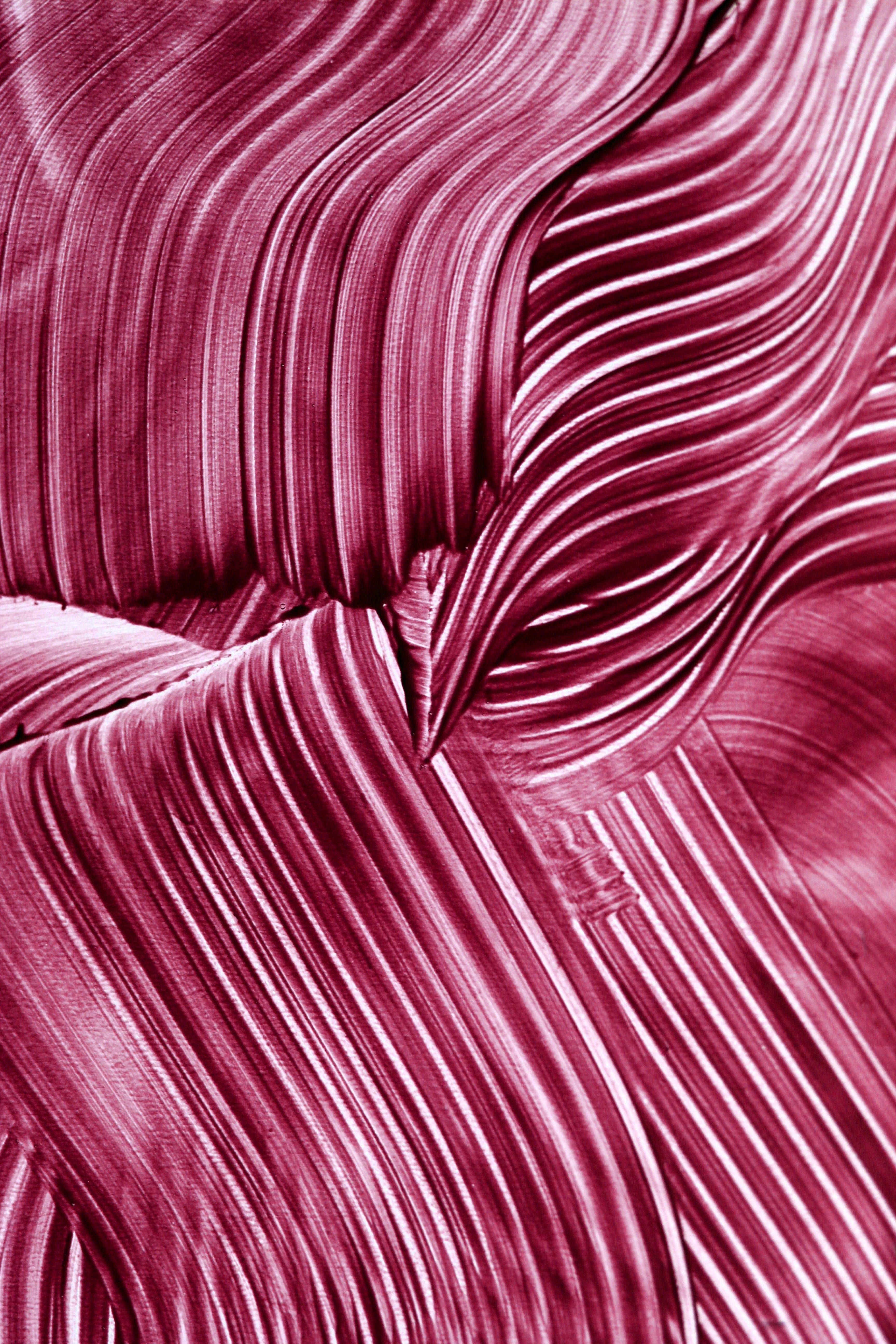 Abstract Textured Red Fabric Close-Up · Free Stock Photo