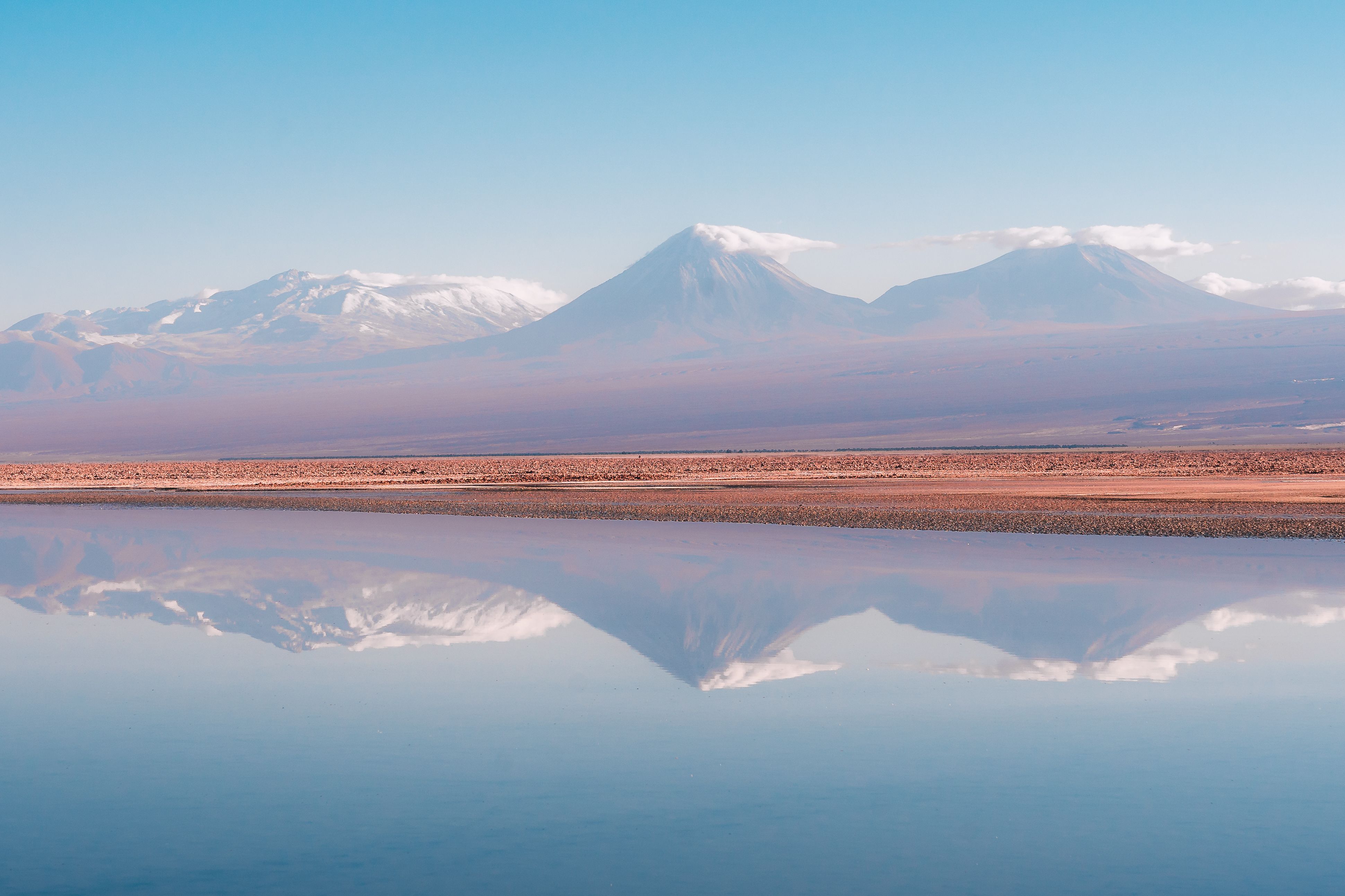 Scenic View of Andes Mountains Reflection in Chile · Free Stock Photo