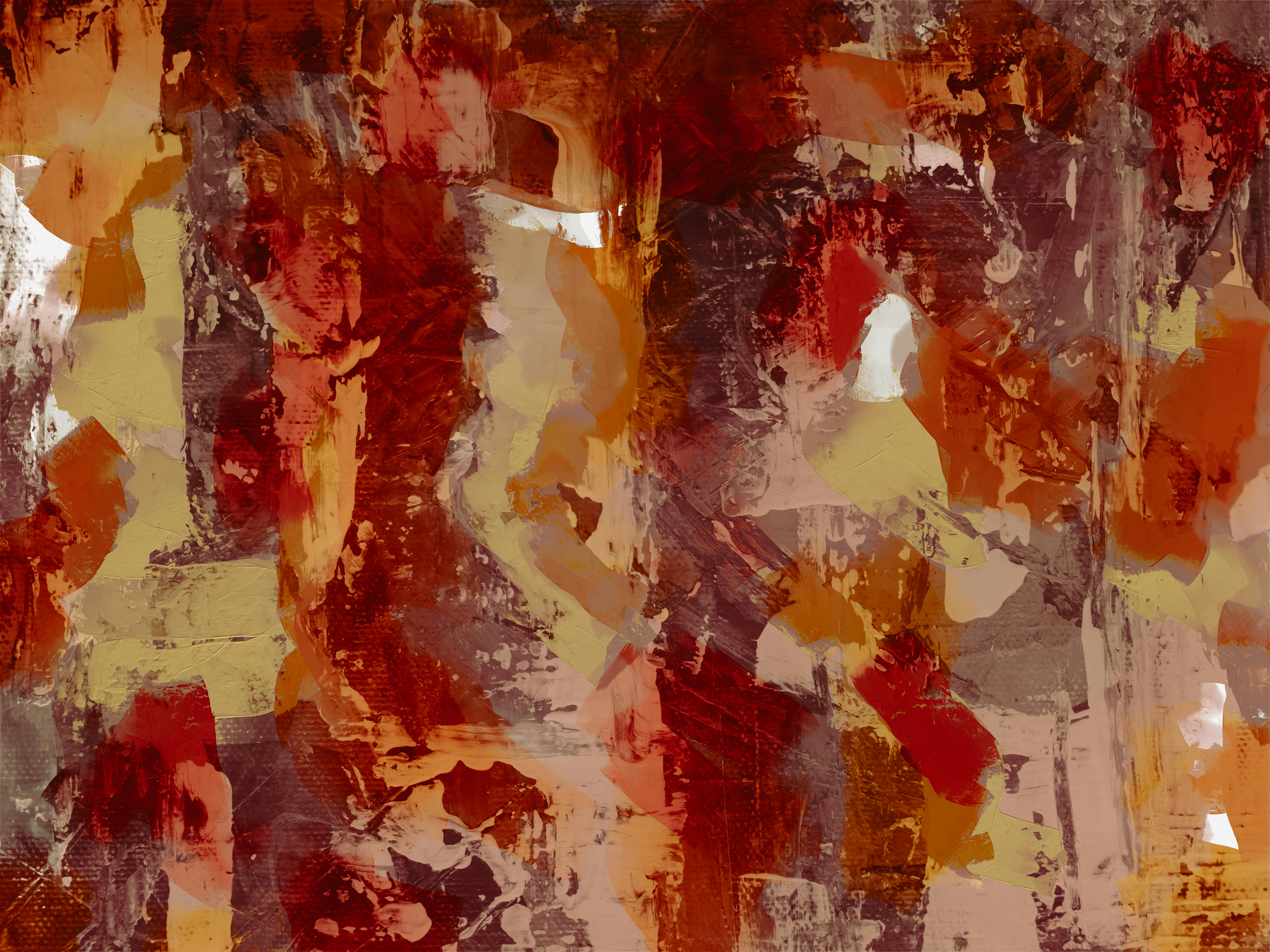 Vibrant Abstract Expressionist Paint Texture · Free Stock Photo