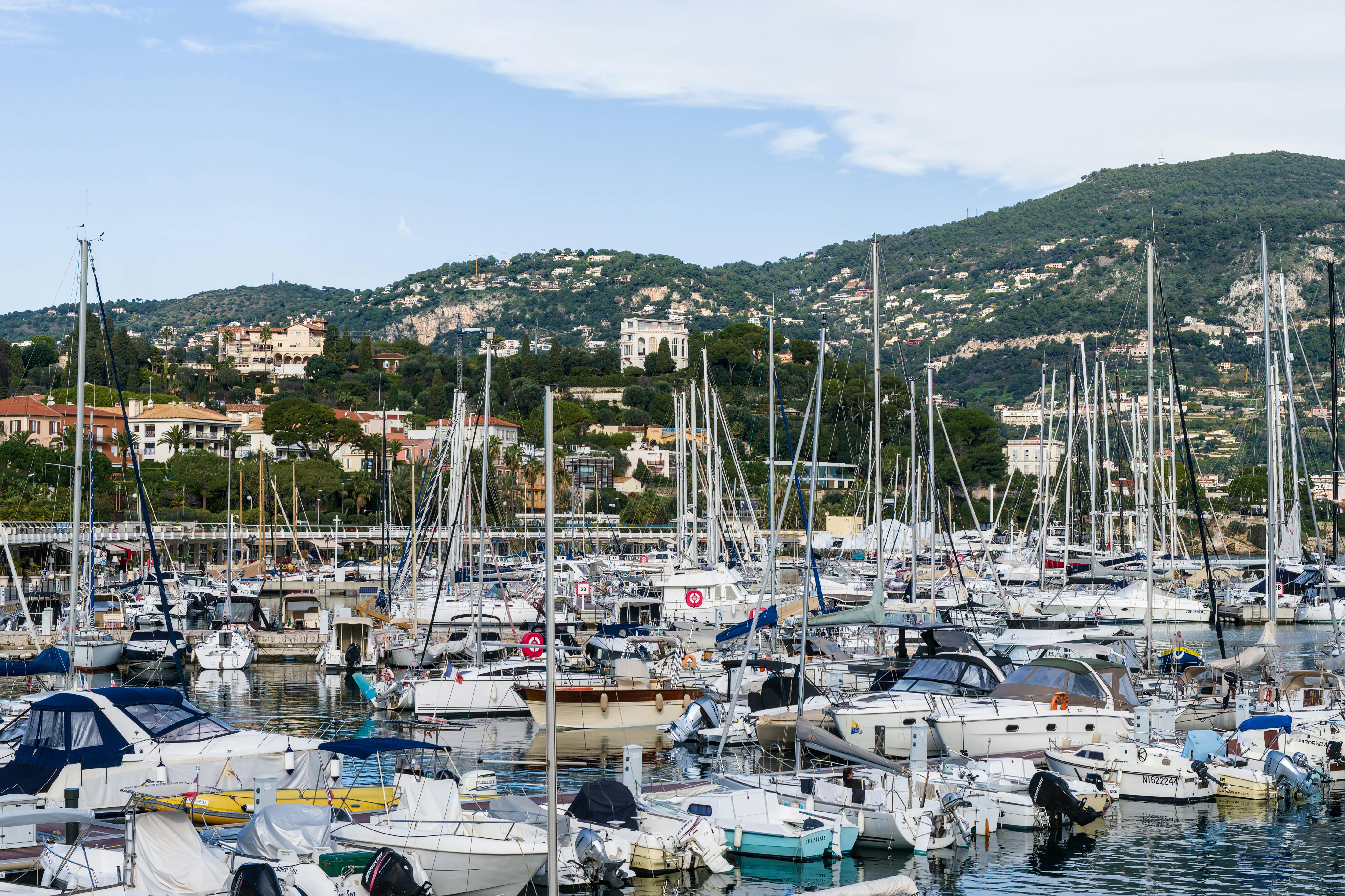 Vibrant Marina in Saint-Jean-Cap-Ferrat, France · Free Stock Photo