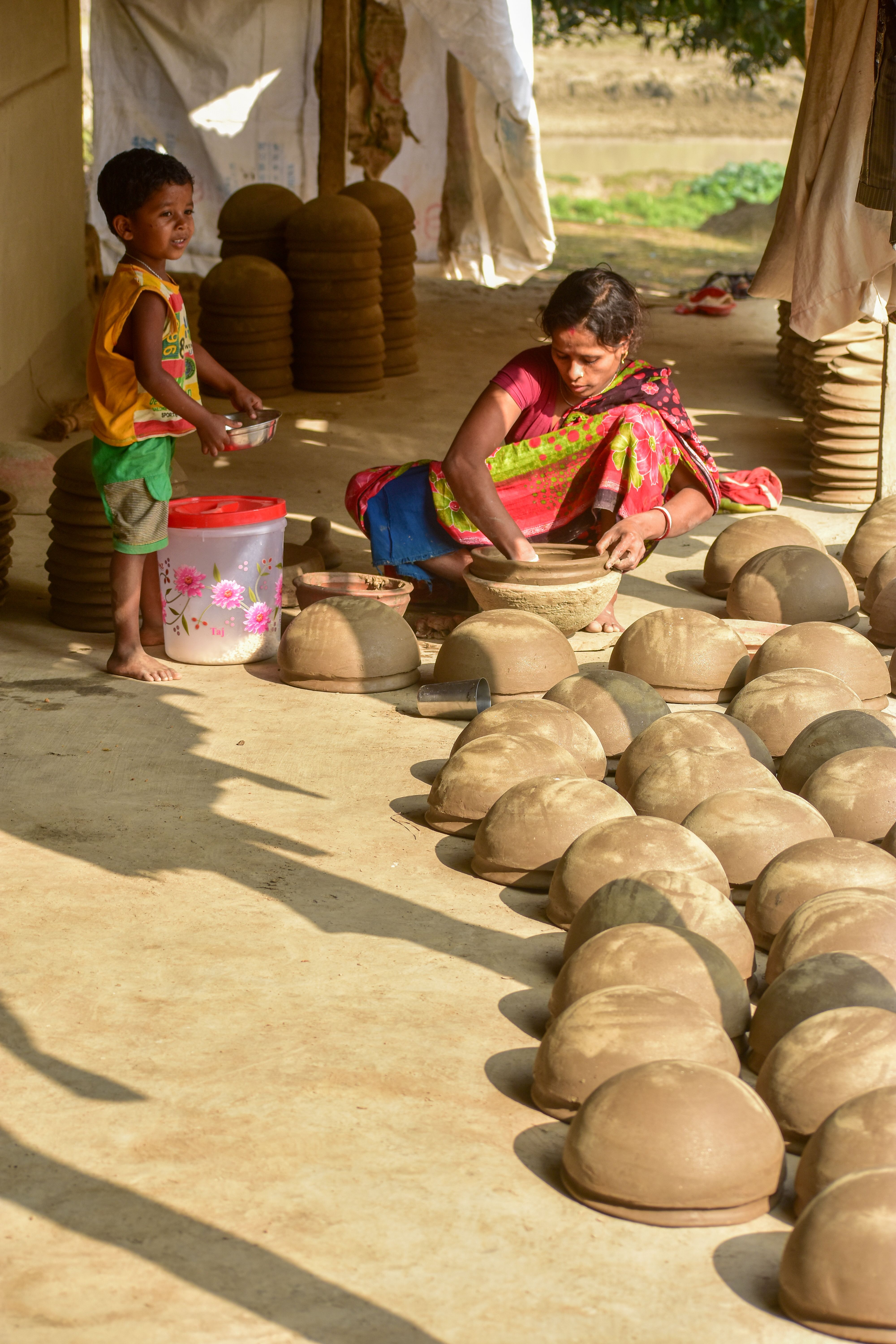 Traditional Pottery Making in Bangladesh · Free Stock Photo