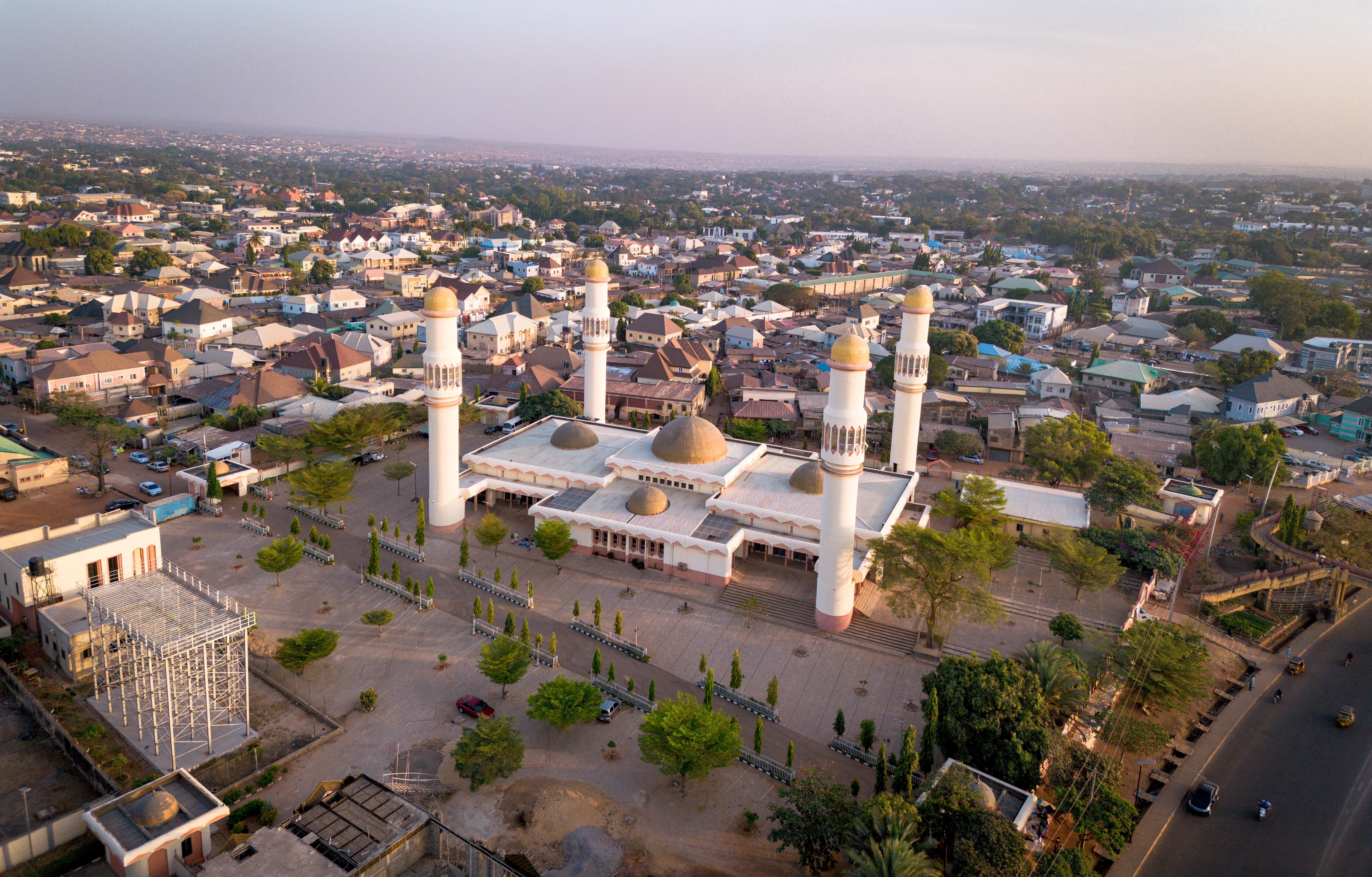 Aerial View of Central Mosque in Kaduna, Nigeria · Free Stock Photo