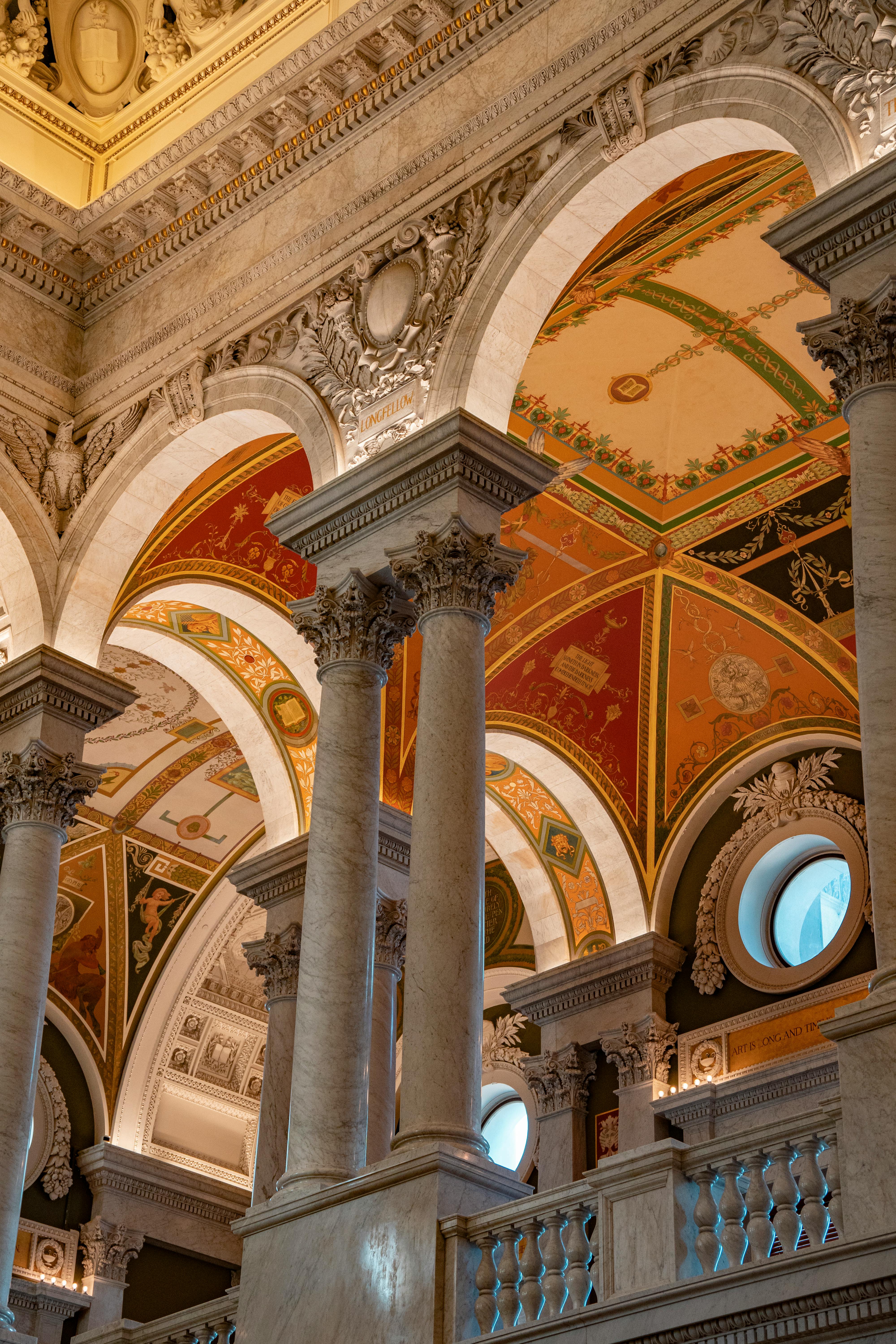 Intricate Architecture of Library of Congress · Free Stock Photo