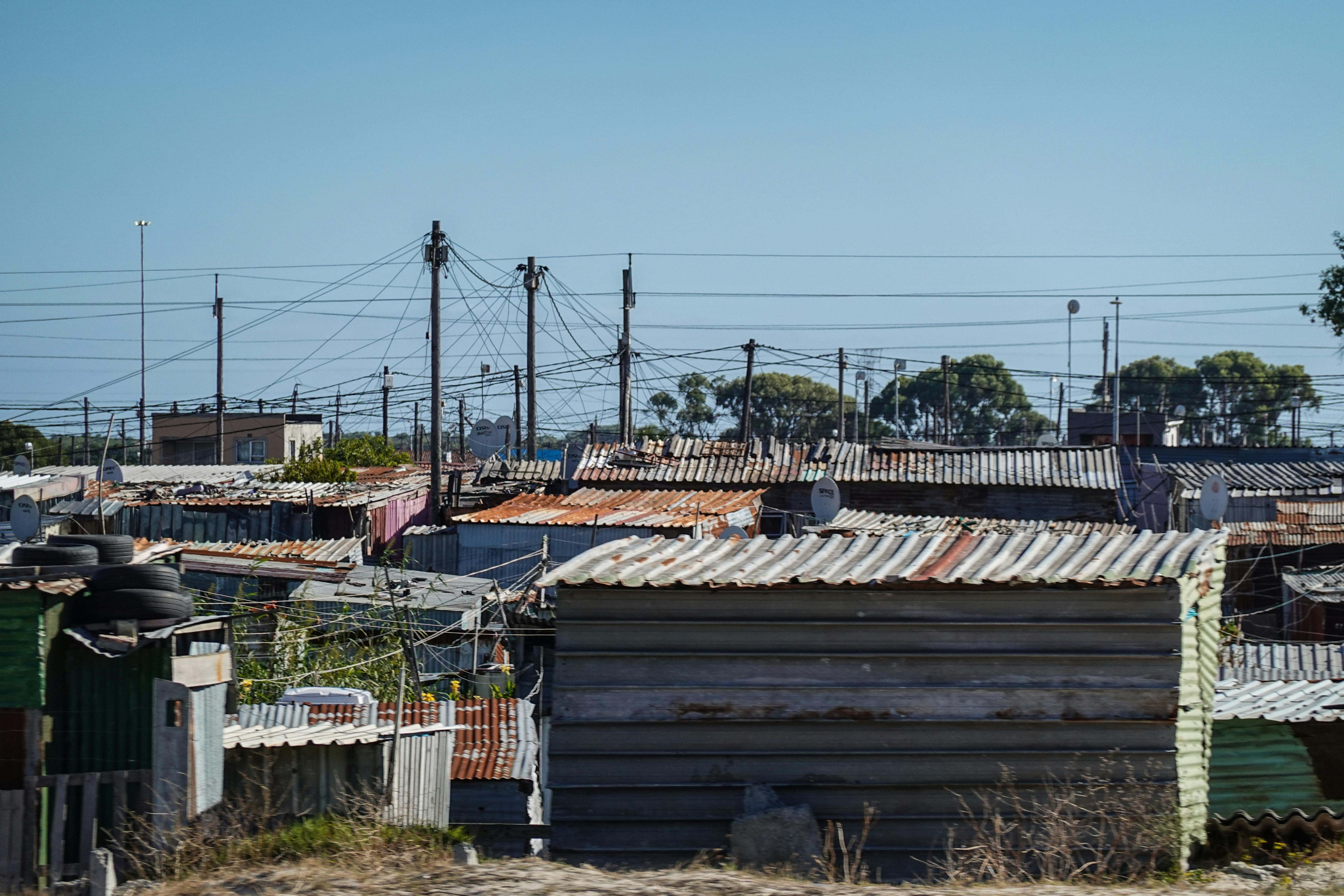 Urban Rooftop View of Informal Settlement · Free Stock Photo