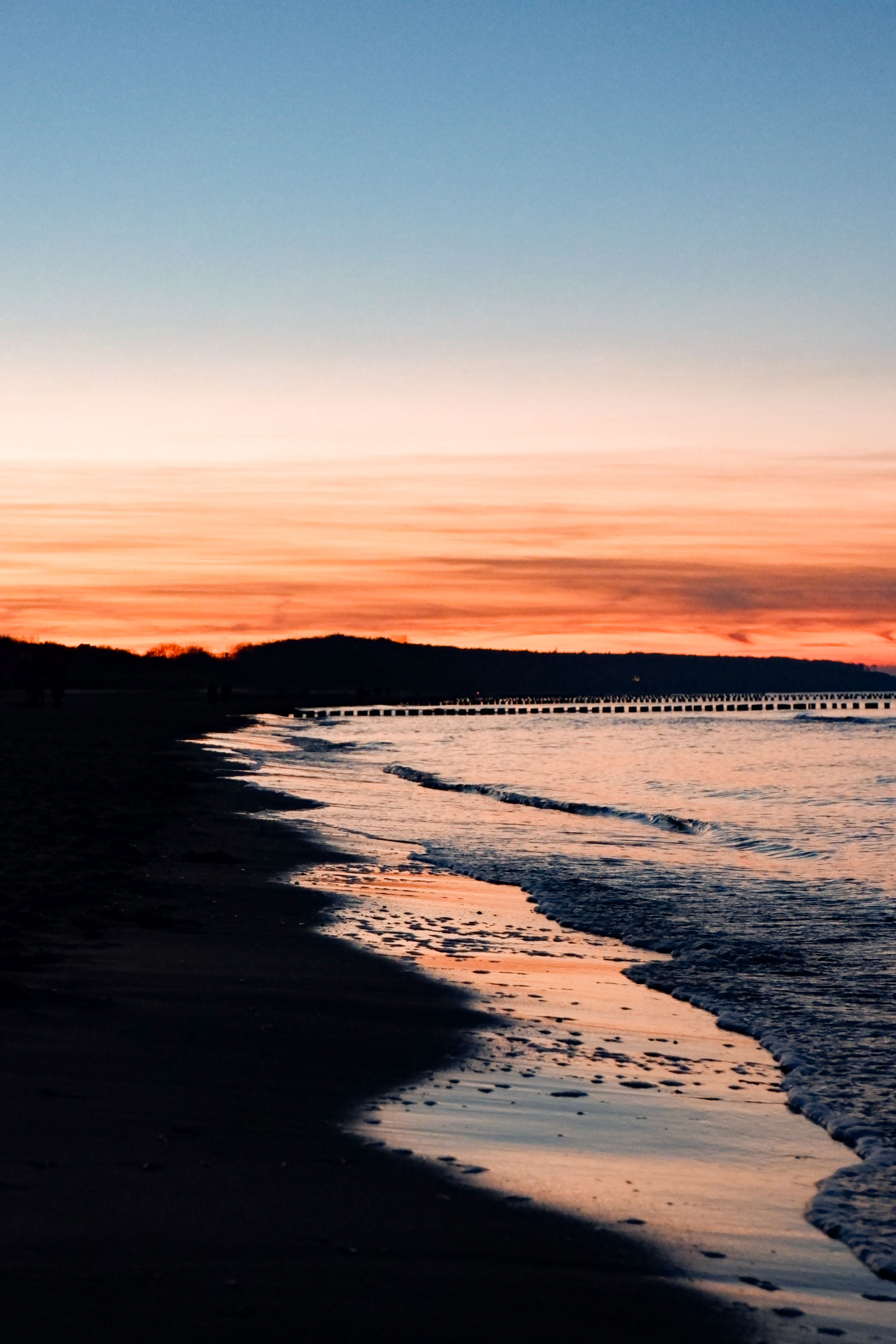 Stunning Sunset Beach in Rostock, Germany · Free Stock Photo