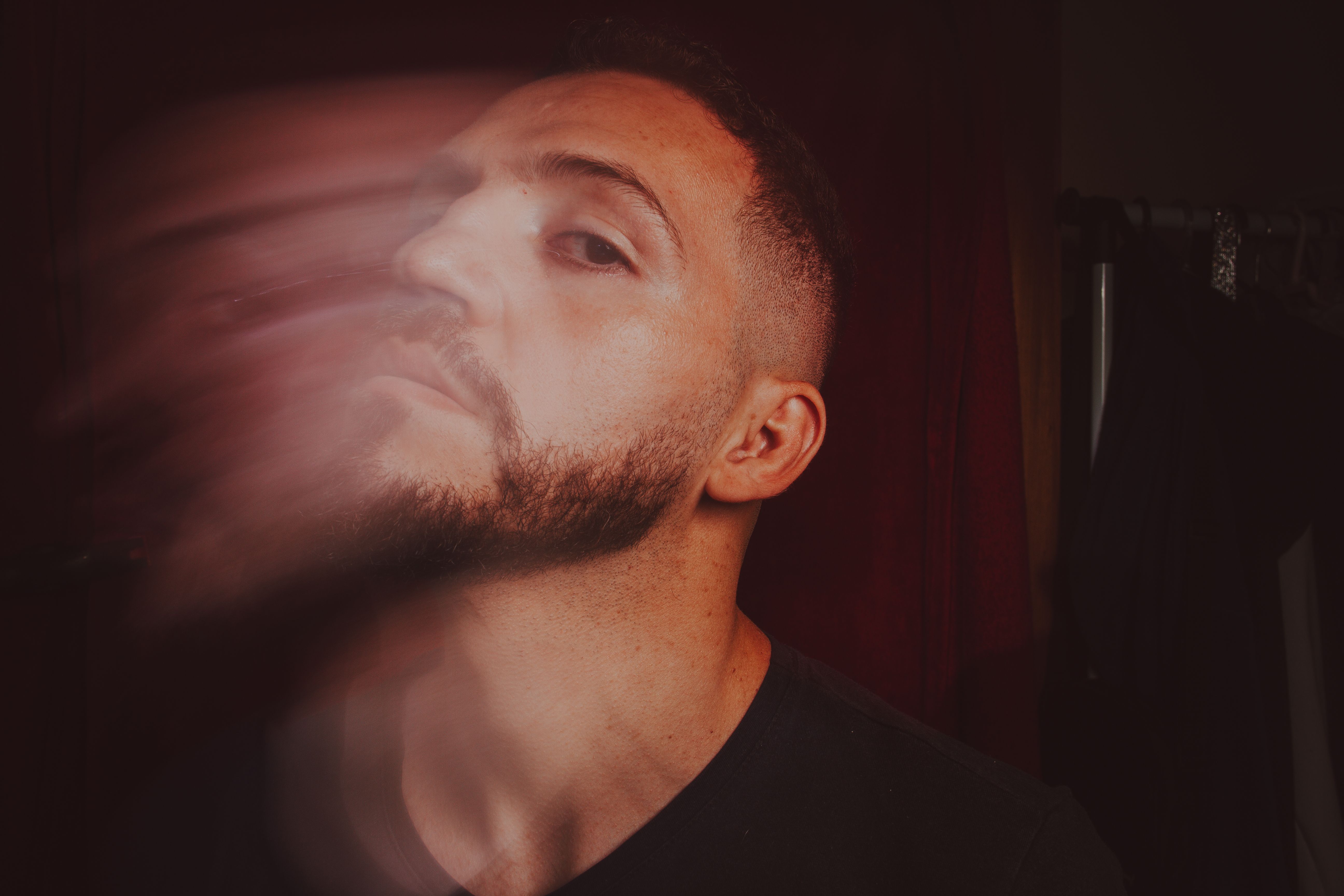 Artistic Portrait with Motion Blur Effect · Free Stock Photo