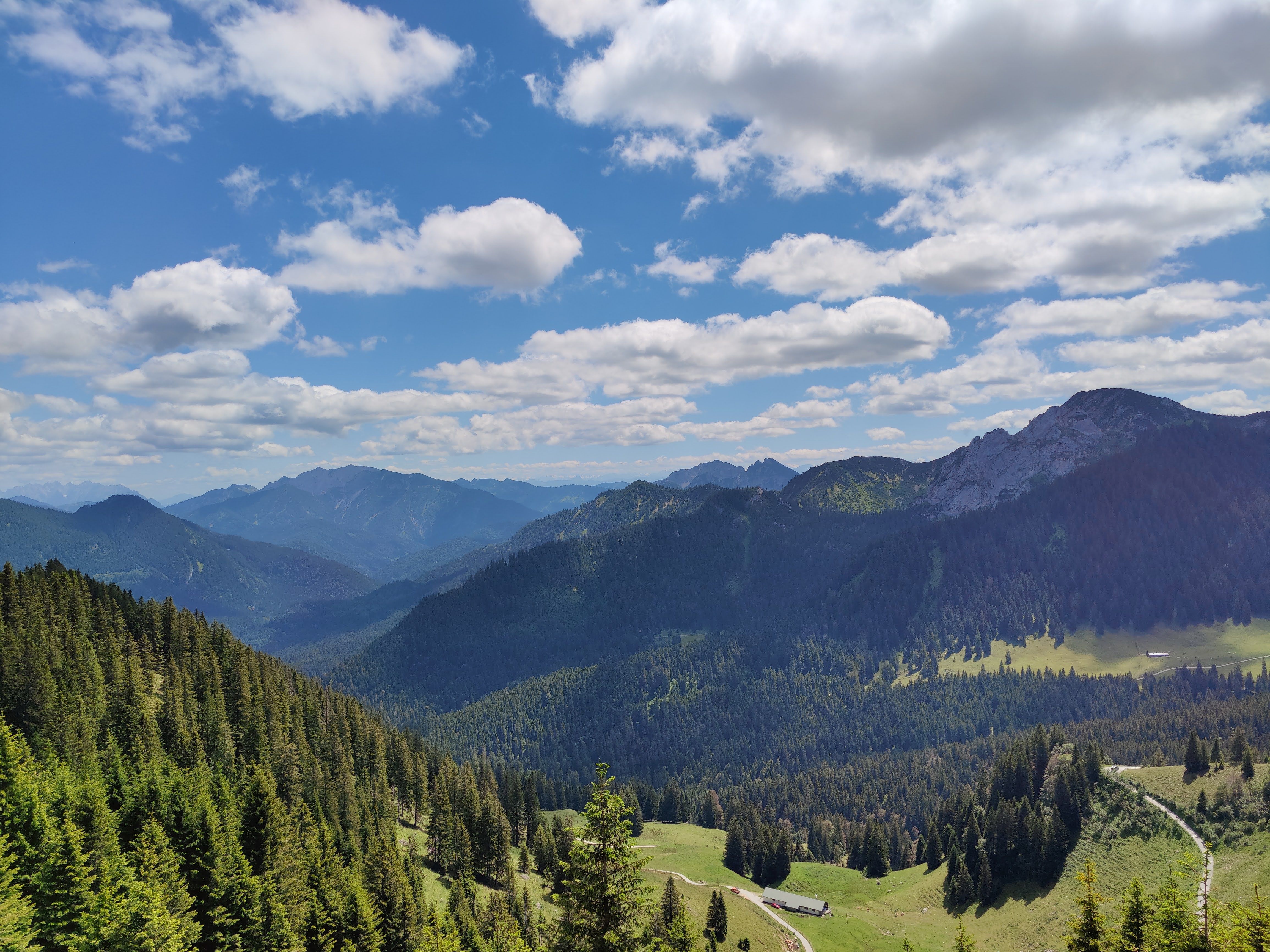 Breathtaking Mountain View with Forest Landscape · Free Stock Photo