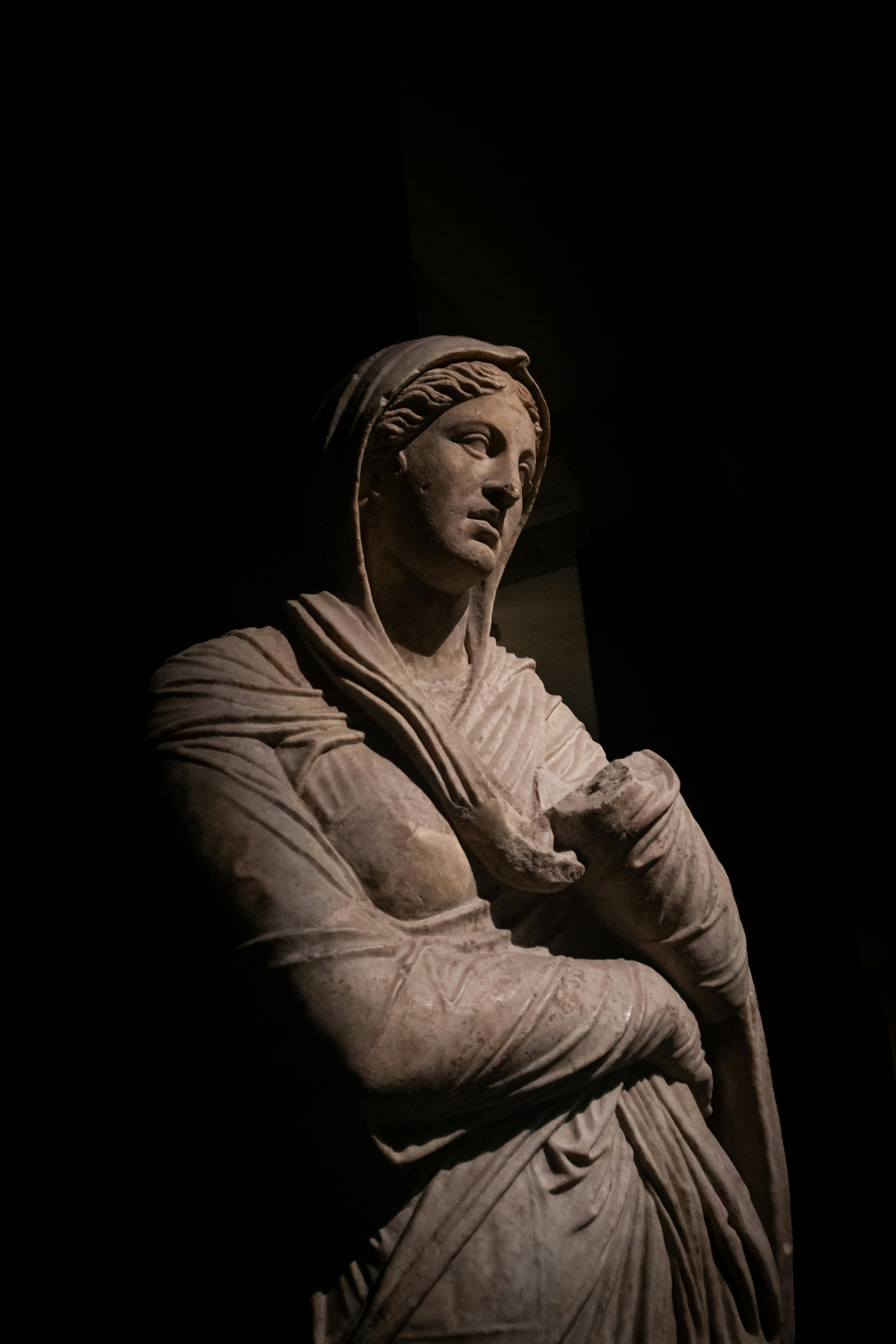 Ancient Marble Statue in Istanbul Museum · Free Stock Photo