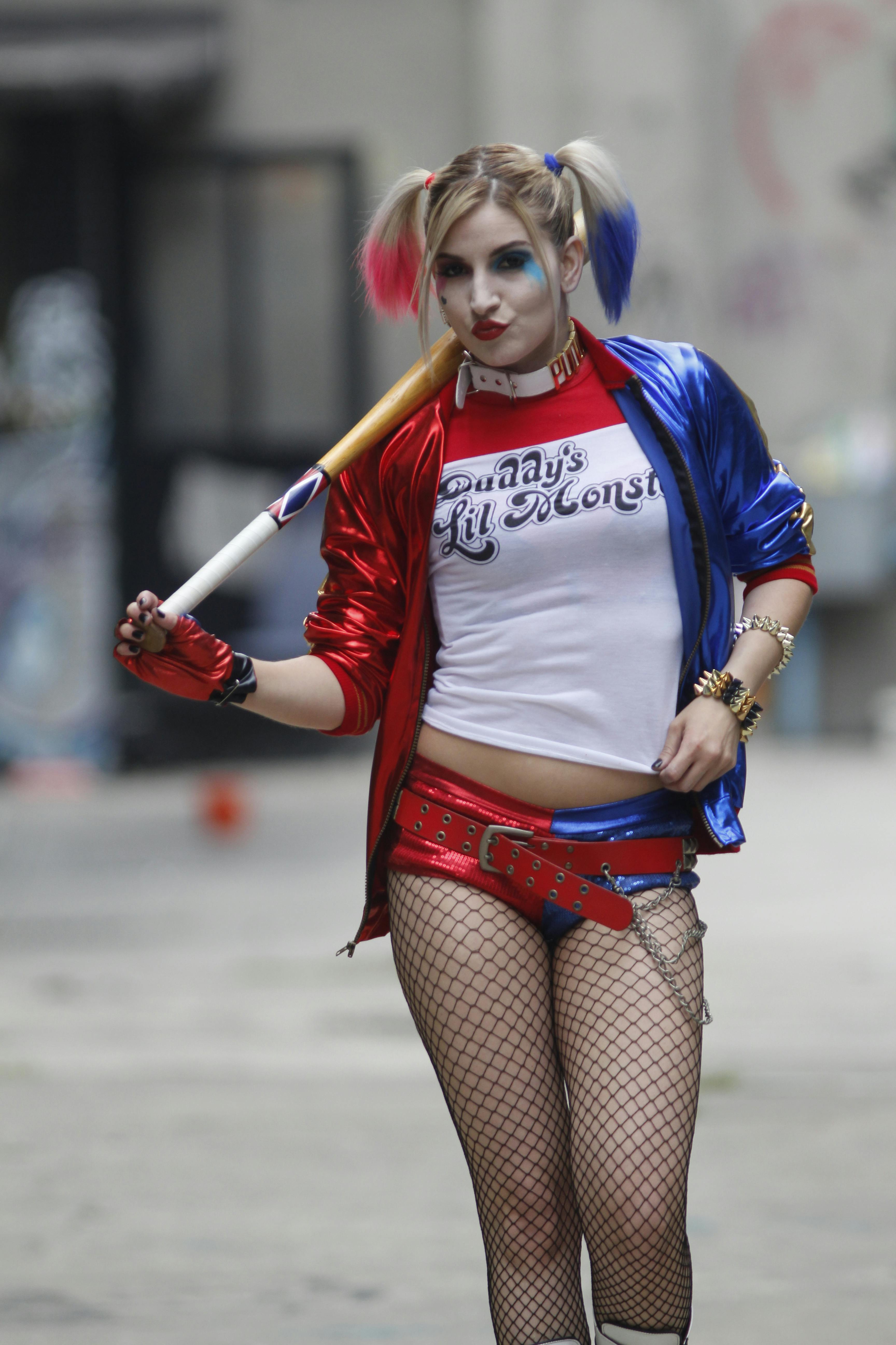 Cosplay of Iconic Comic Character in Urban Setting · Free Stock Photo