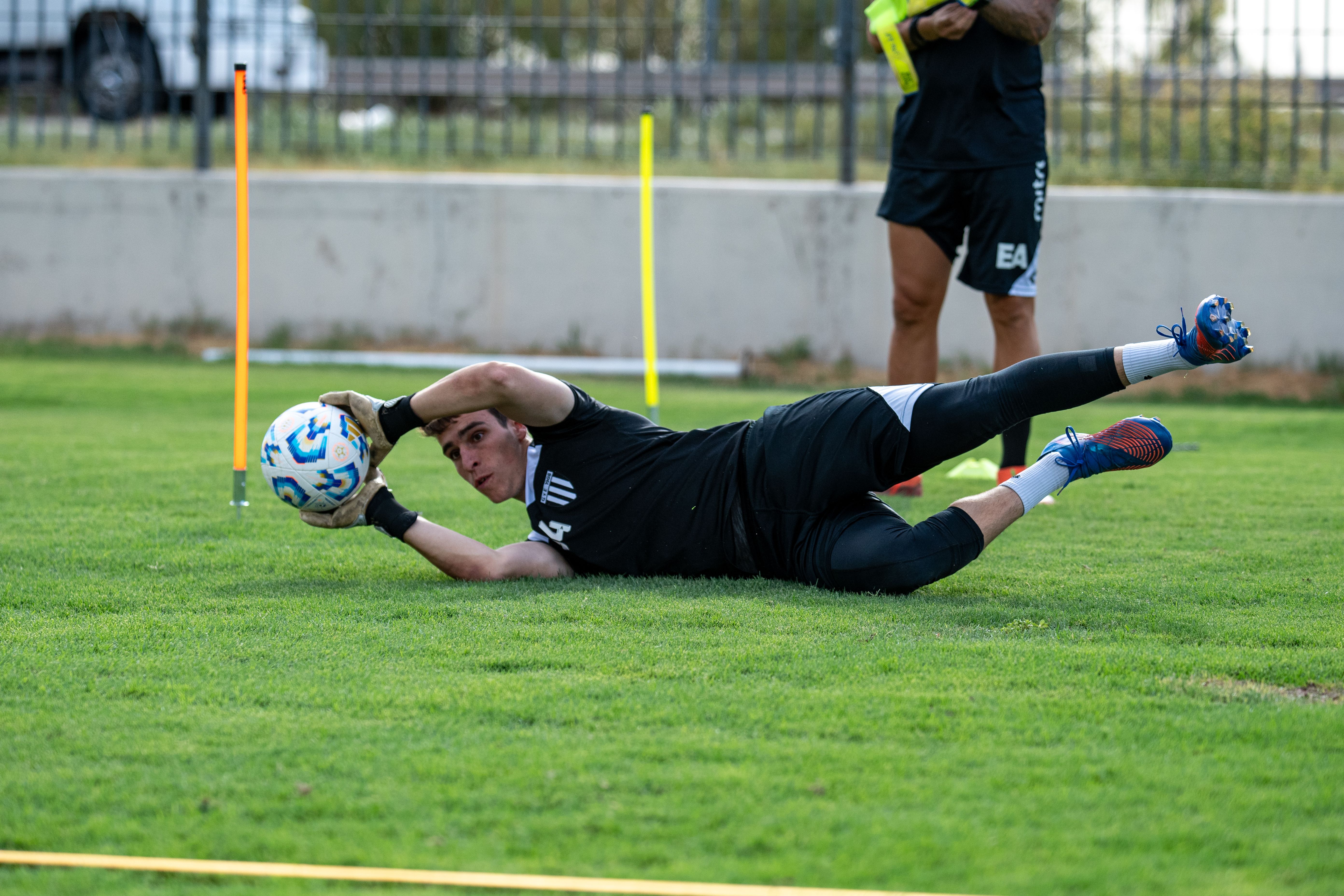 Soccer Goalkeeper Training on Green Field · Free Stock Photo