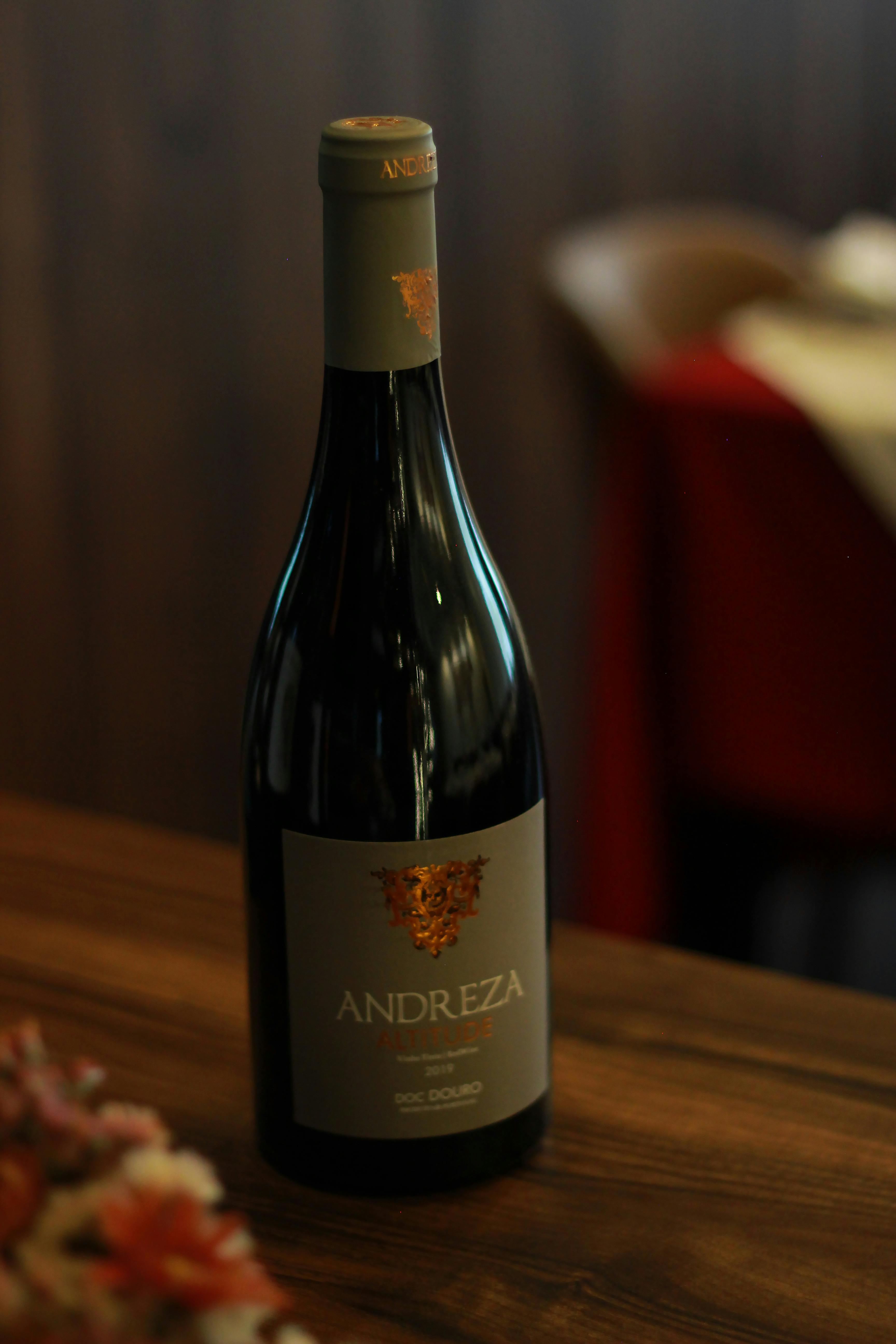 Andreza Douro Red Wine Bottle Indoors · Free Stock Photo