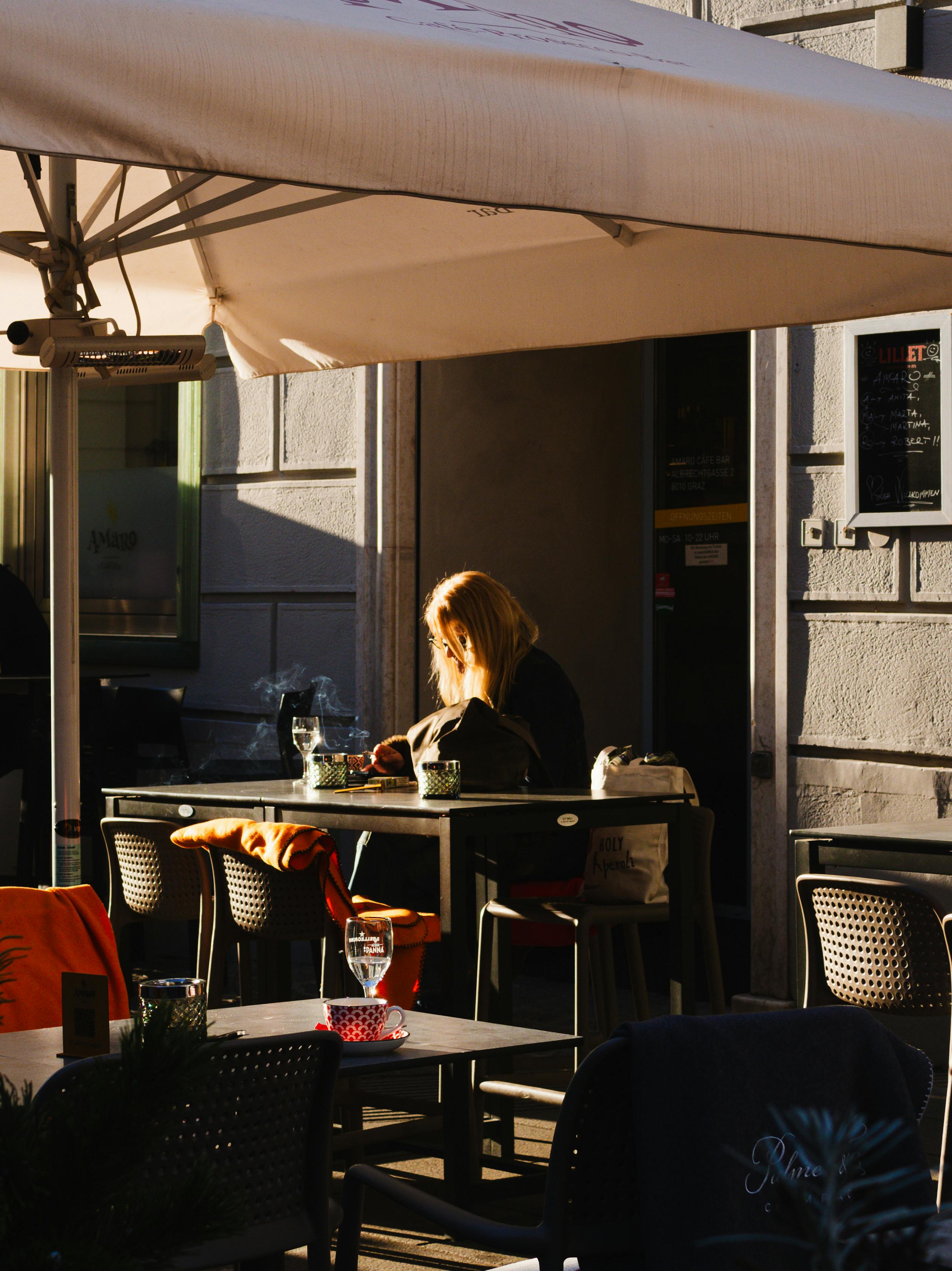 Outdoor Cafe in Graz Austria during Daytime · Free Stock Photo